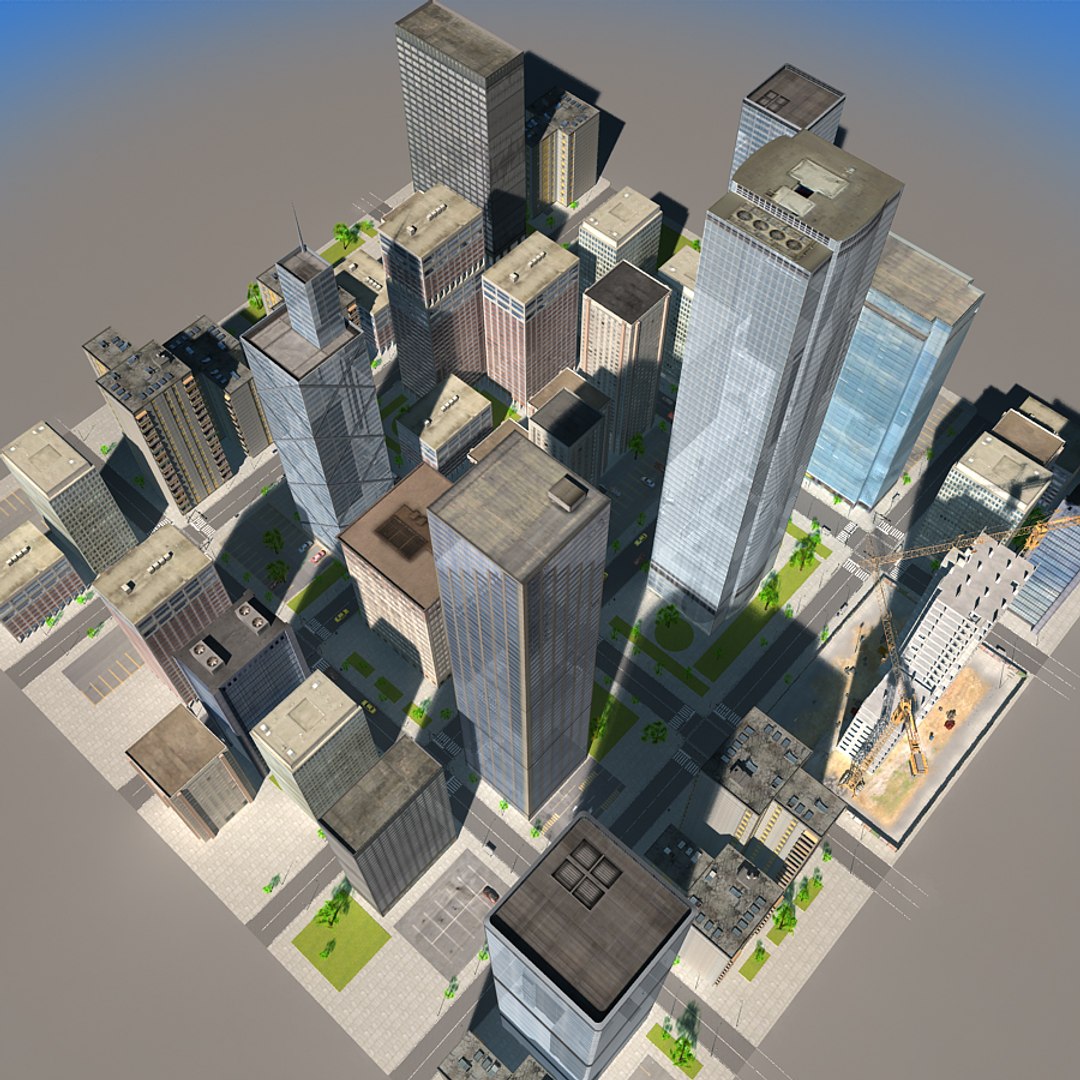 3d City Building Blocks 03 Model