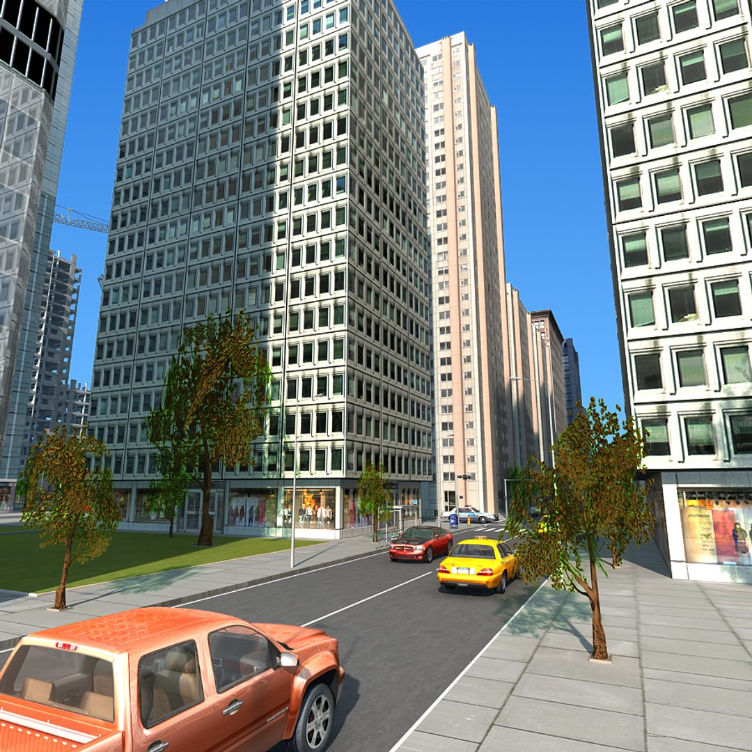 3d City Building Blocks 03 Model