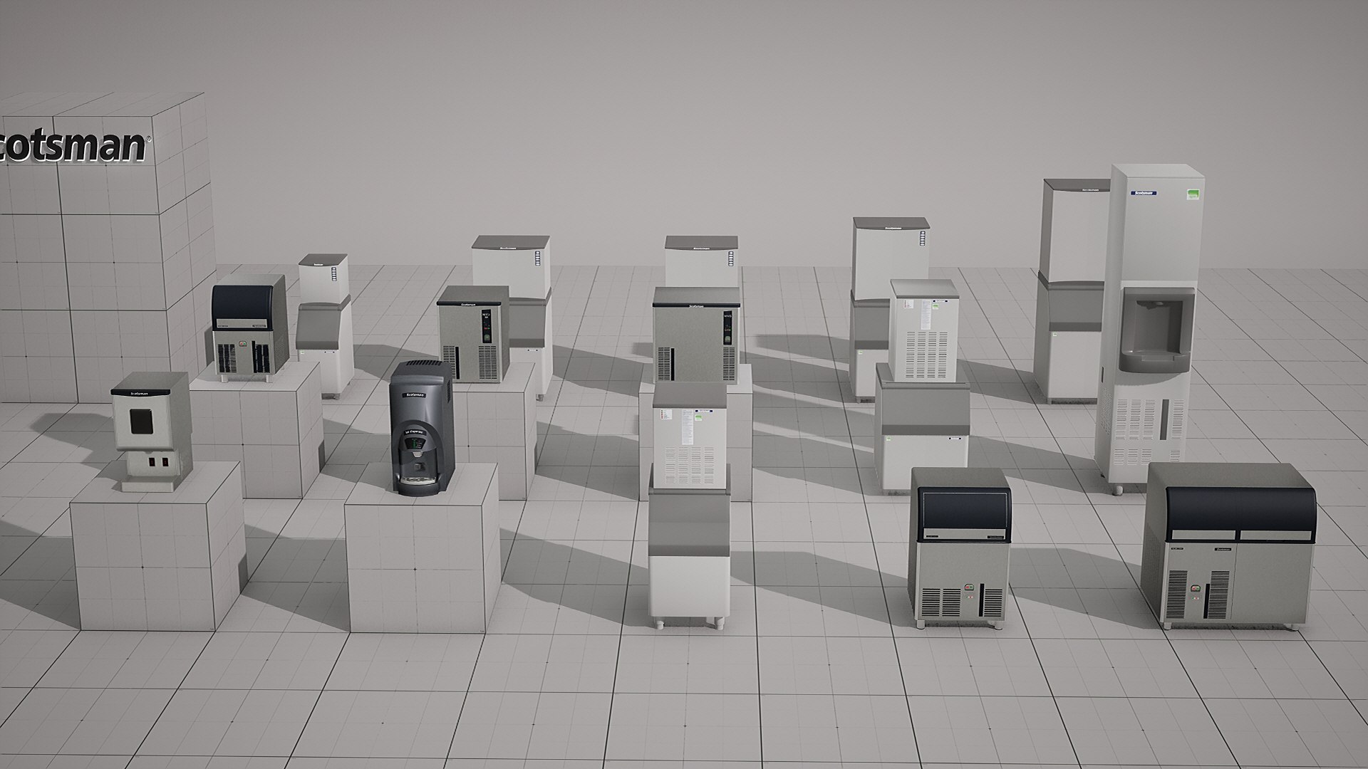 Scotsman Ice Maker - 15 Models 3D Model - TurboSquid 2404154