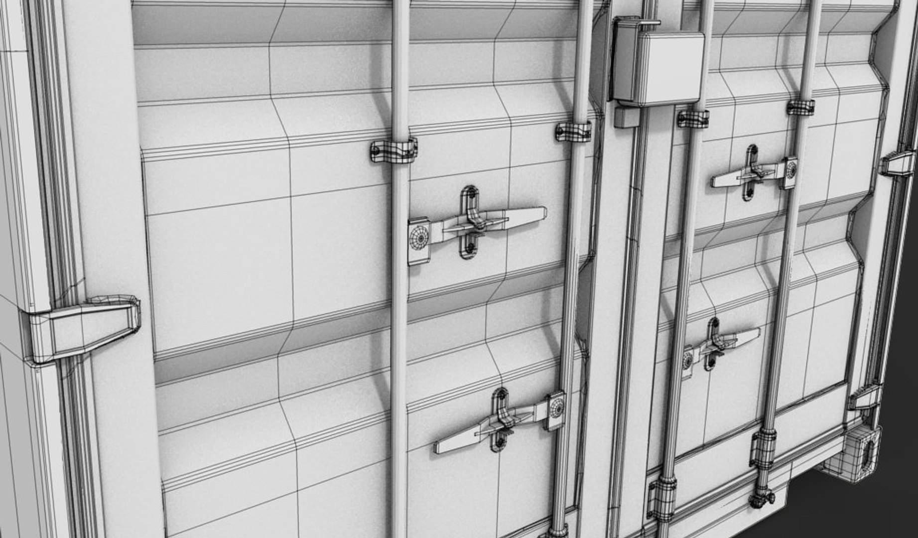 Container Train Wagon Model - TurboSquid 1524136