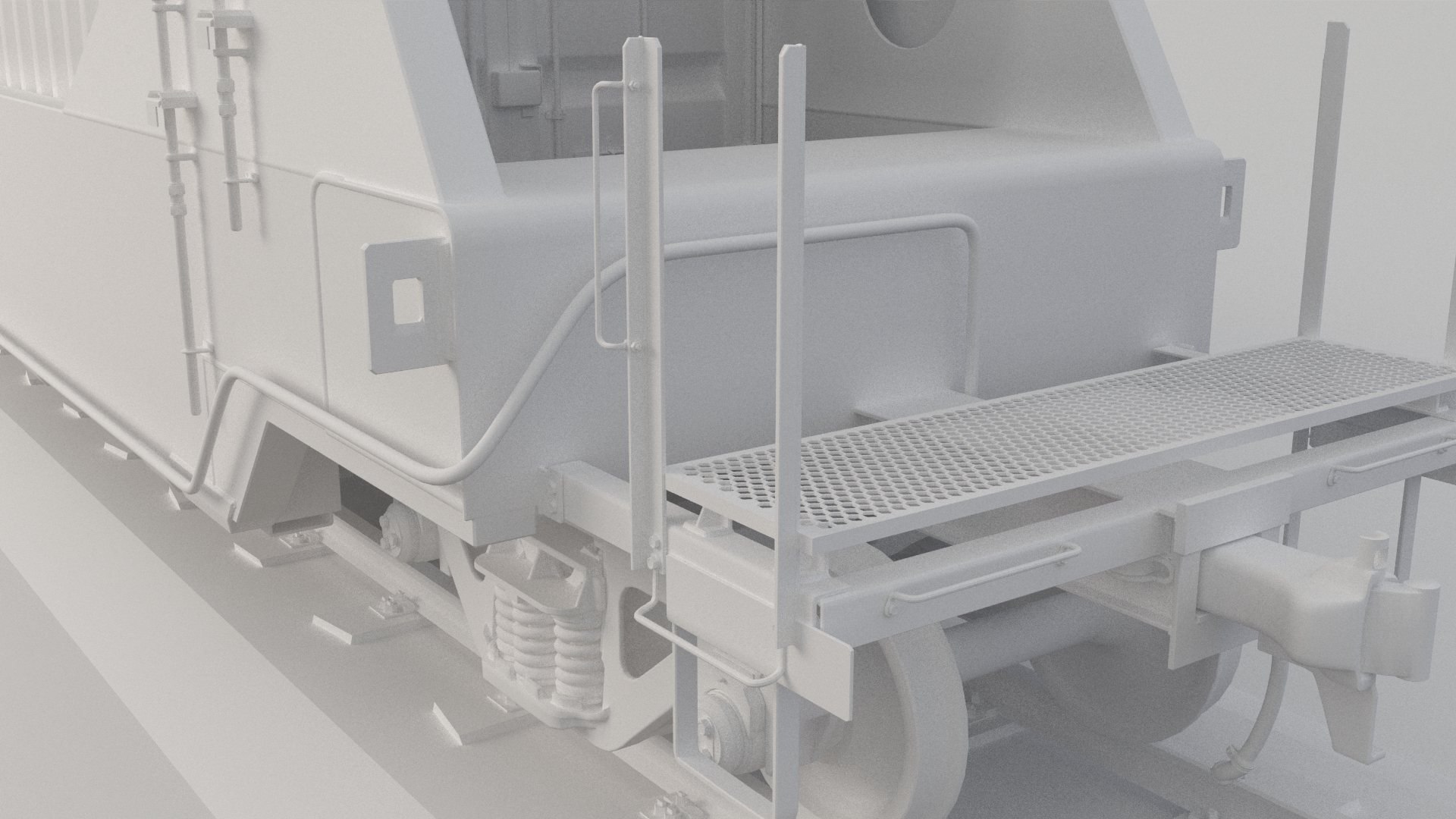 Container Train Wagon Model - TurboSquid 1524136