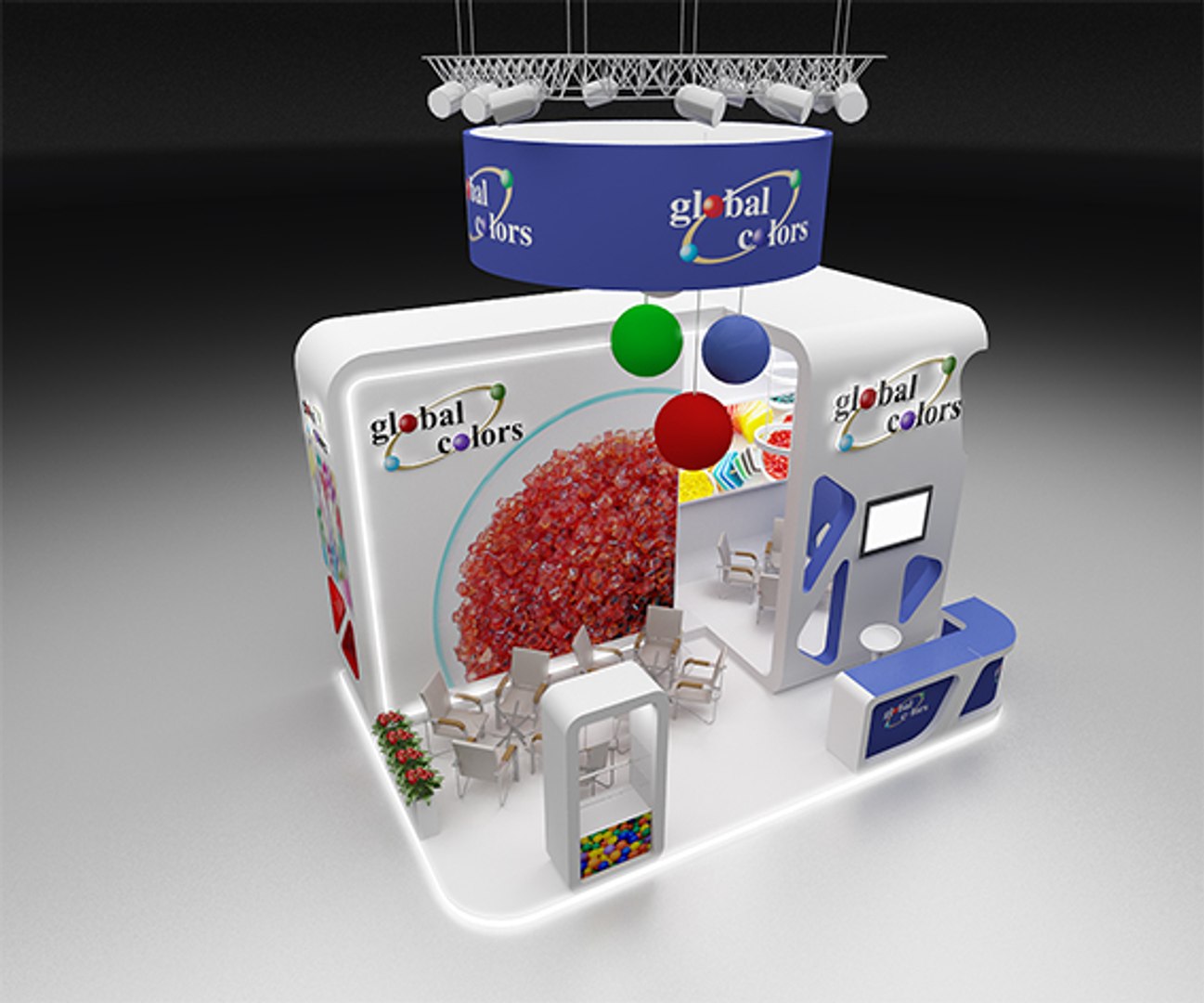 Exhibition Booth Model - TurboSquid 1597284