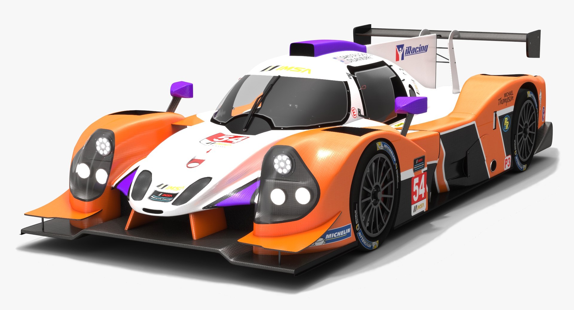 3D Imsa Prototype Challenge Season Model - TurboSquid 1462440