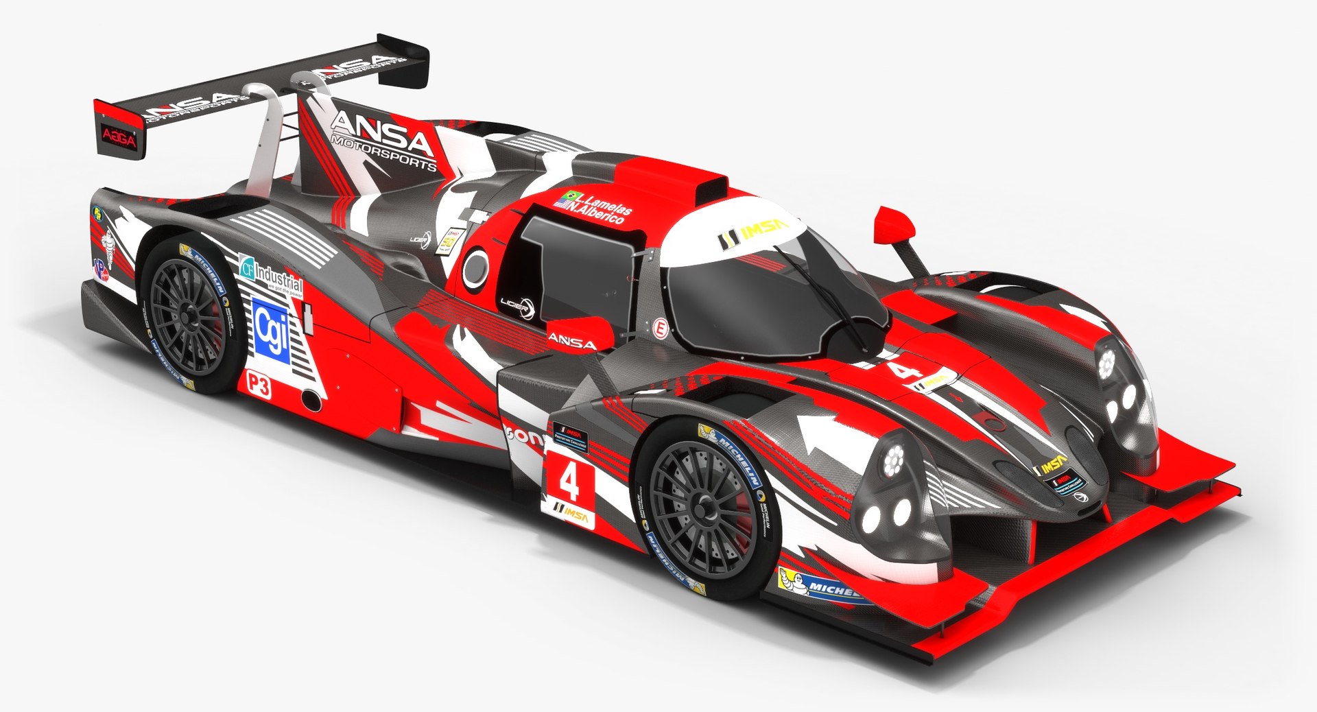 3D Imsa Prototype Challenge Season Model - TurboSquid 1462440