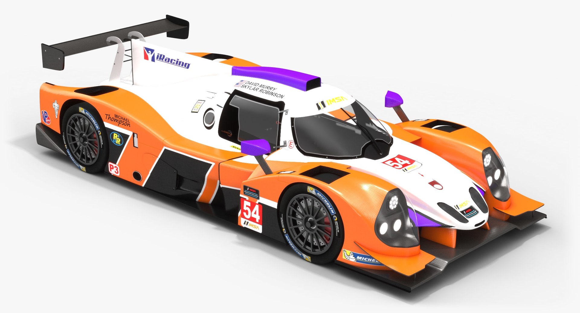 3D Imsa Prototype Challenge Season Model - TurboSquid 1462440