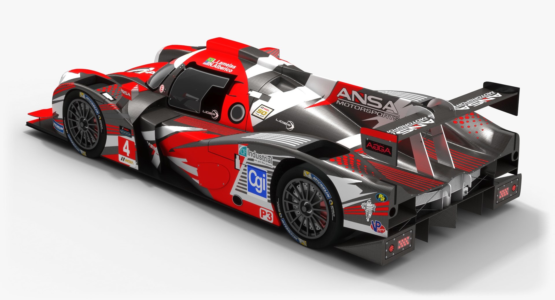 3D Imsa Prototype Challenge Season Model - TurboSquid 1462440
