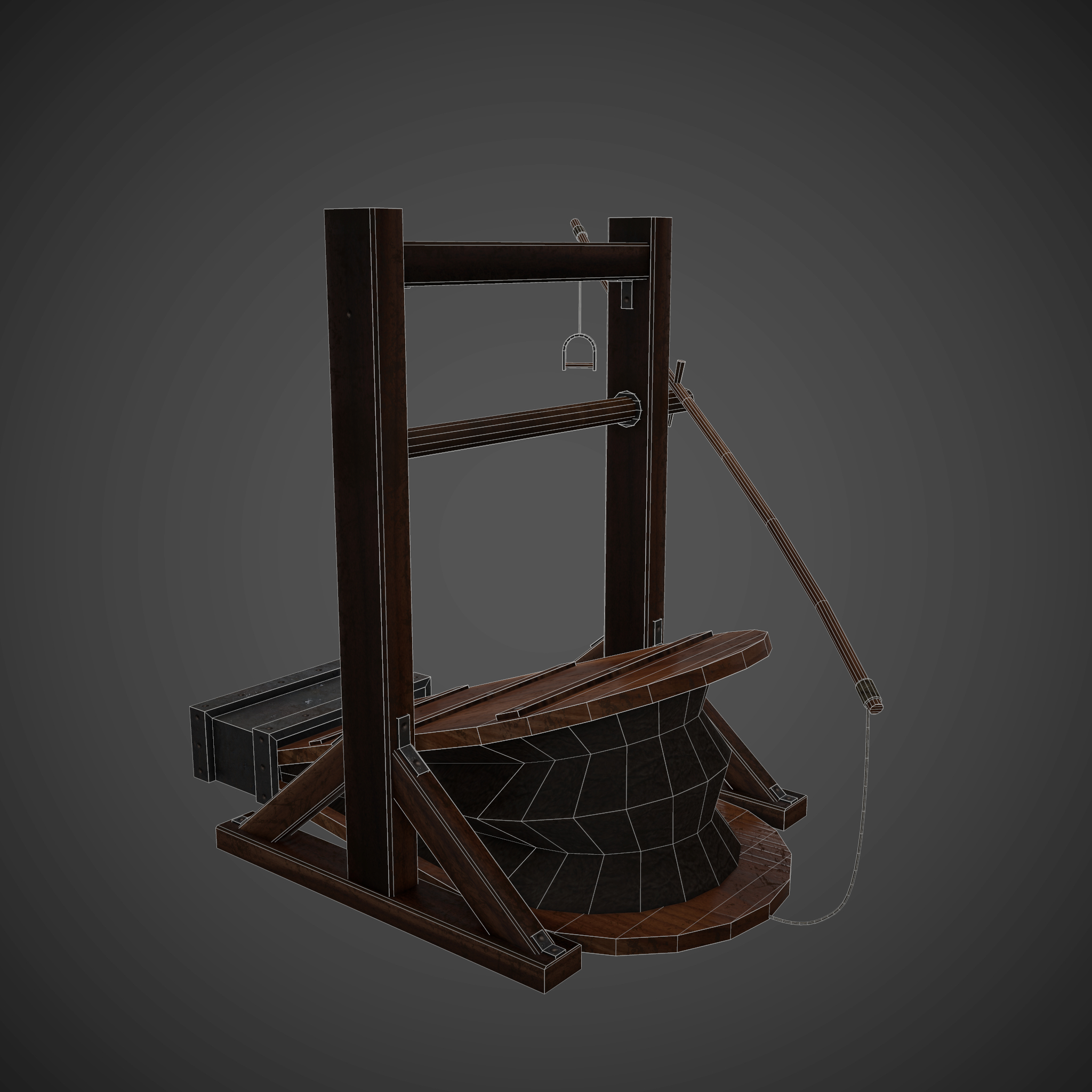 3d medieval props model