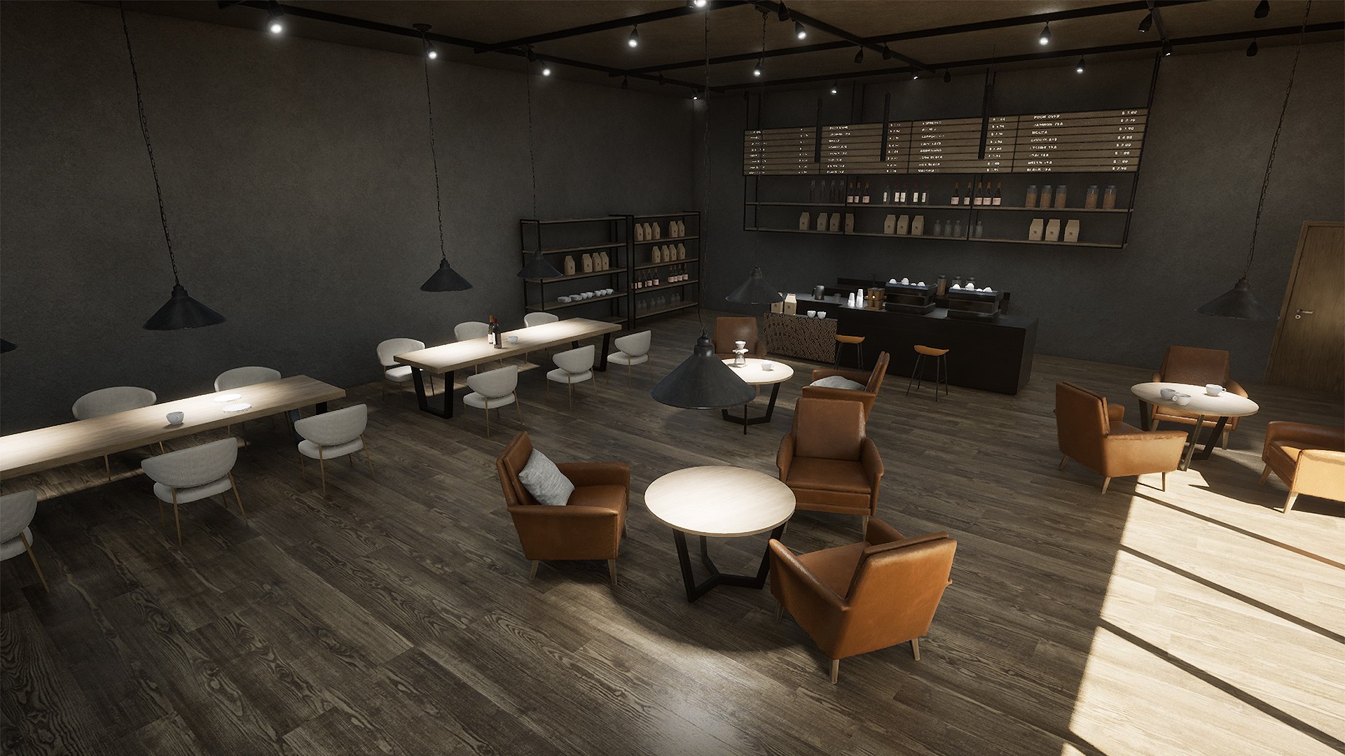 Cafe Interior 3D Model - TurboSquid 2272912