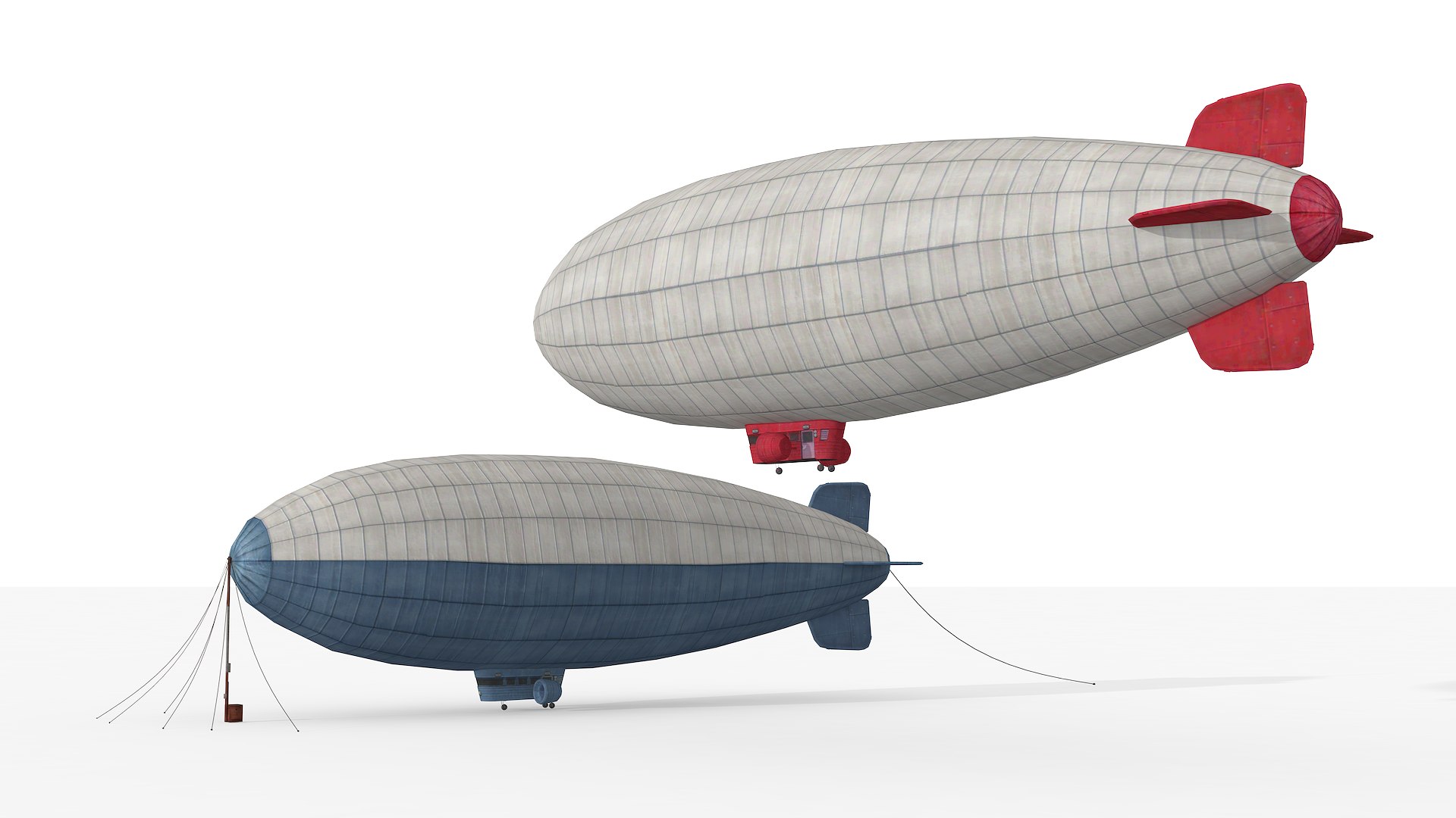 3D Airships Ready Games - TurboSquid 1511152