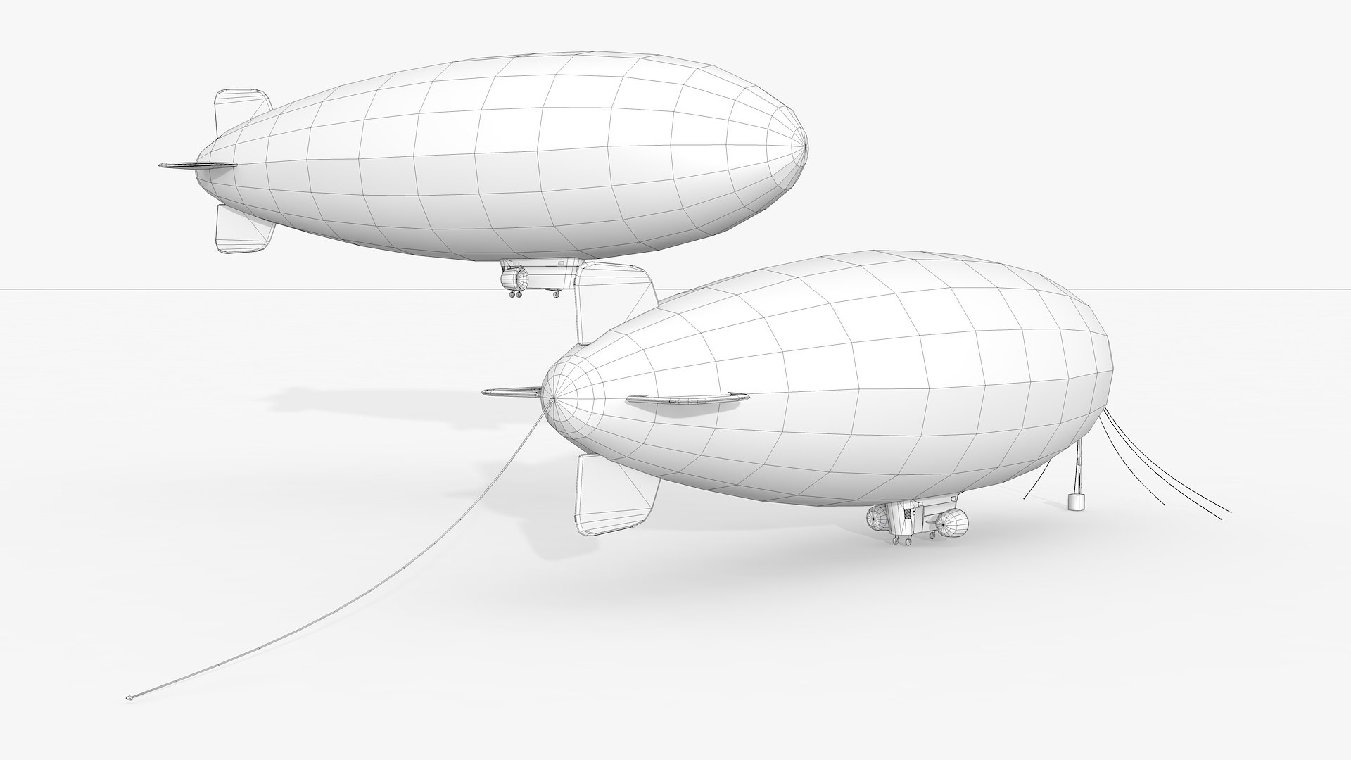 3D Airships Ready Games - TurboSquid 1511152