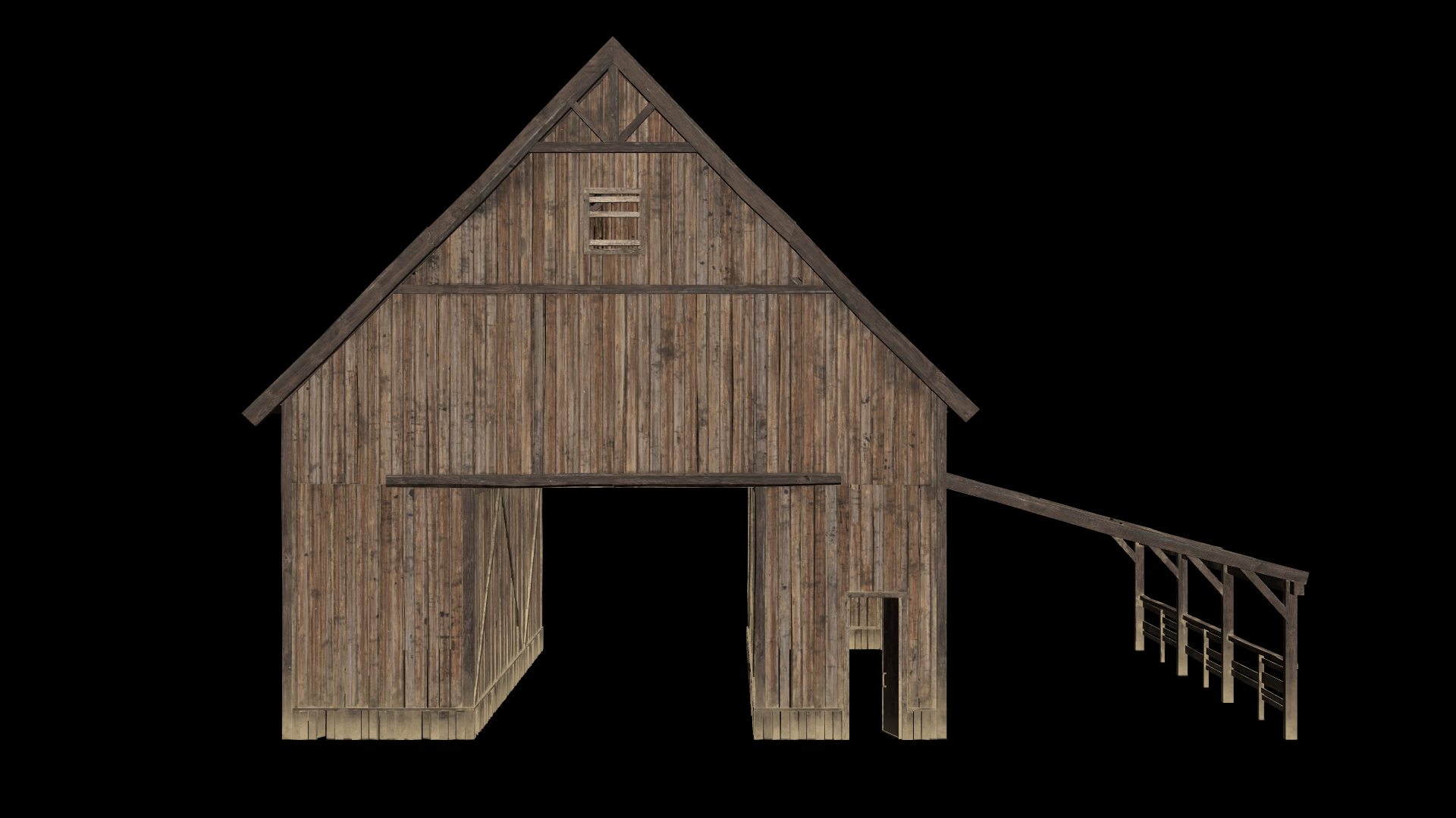 3D Medieval Barn - TurboSquid 2344976