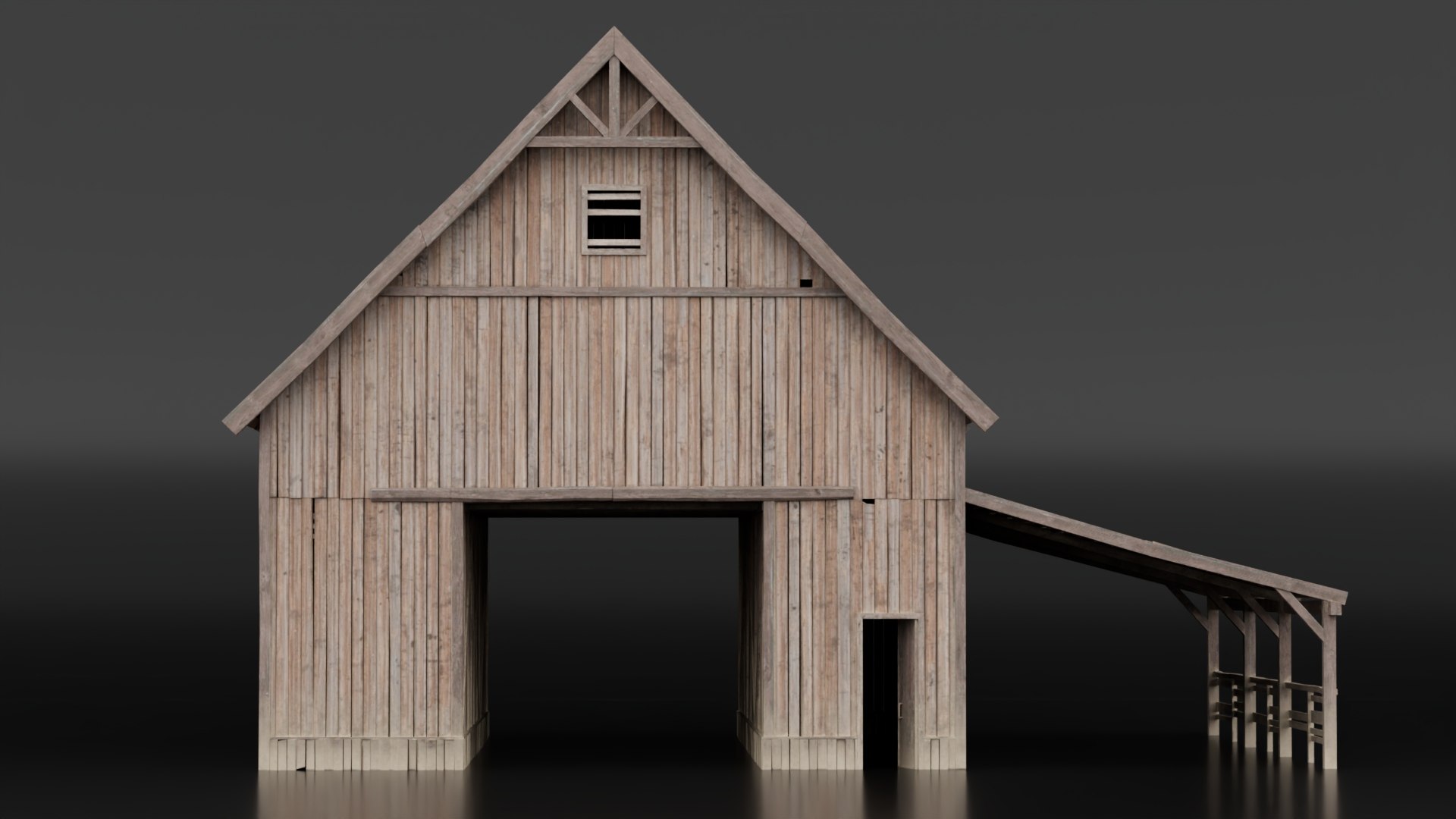 3D Medieval Barn - TurboSquid 2344976