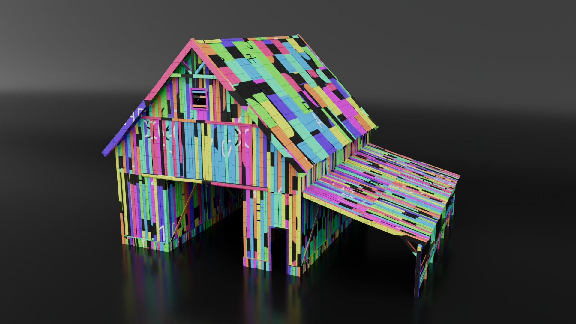 3D Medieval Barn - TurboSquid 2344976