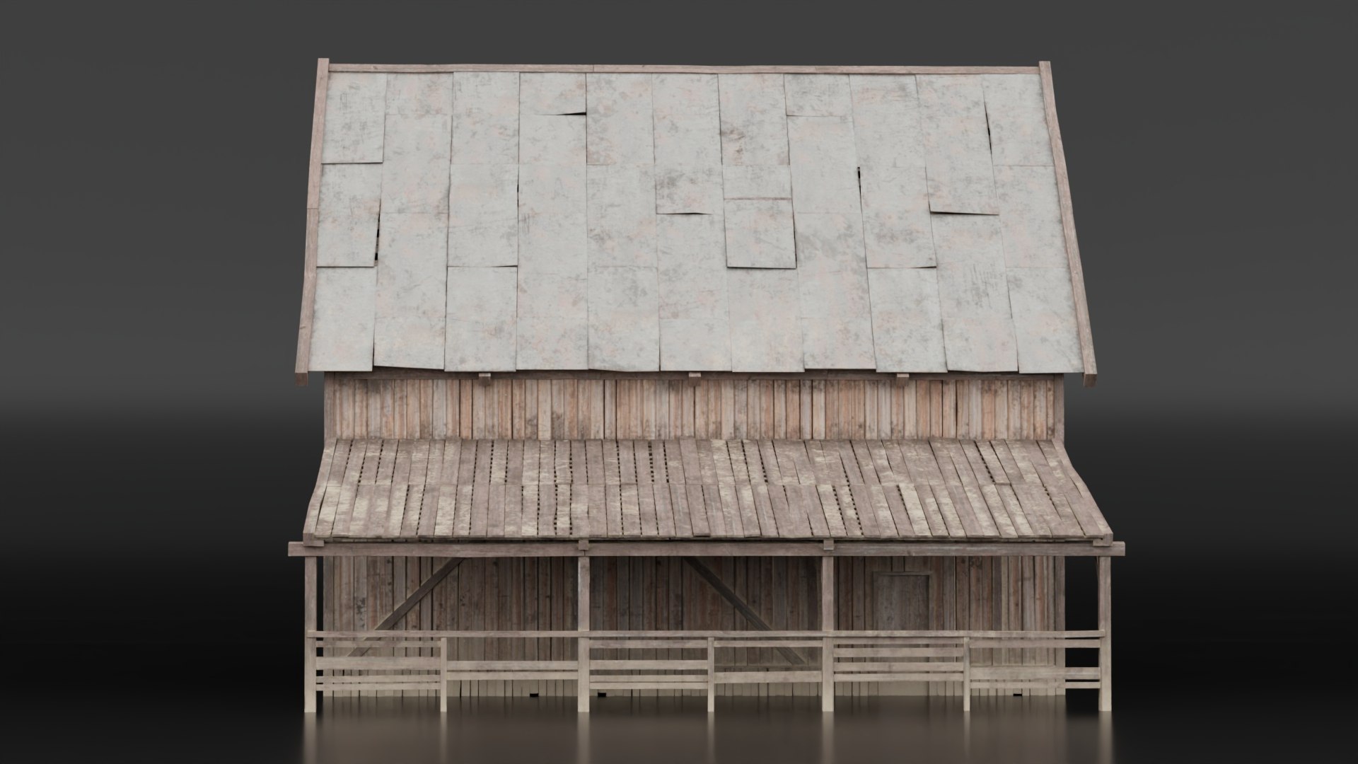 3D Medieval Barn - TurboSquid 2344976