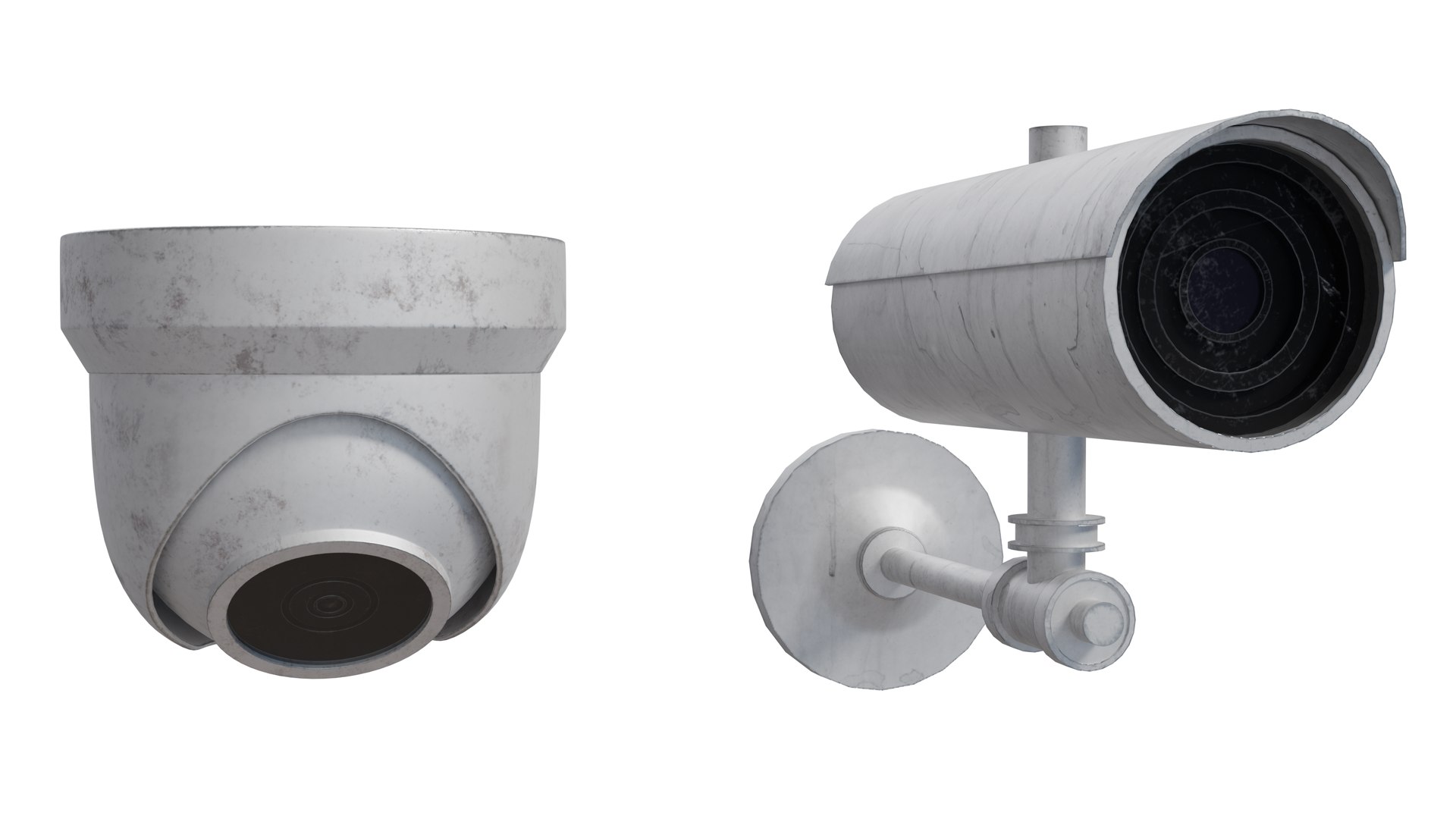 CCTV Camera Set 3D Model - TurboSquid 2390341