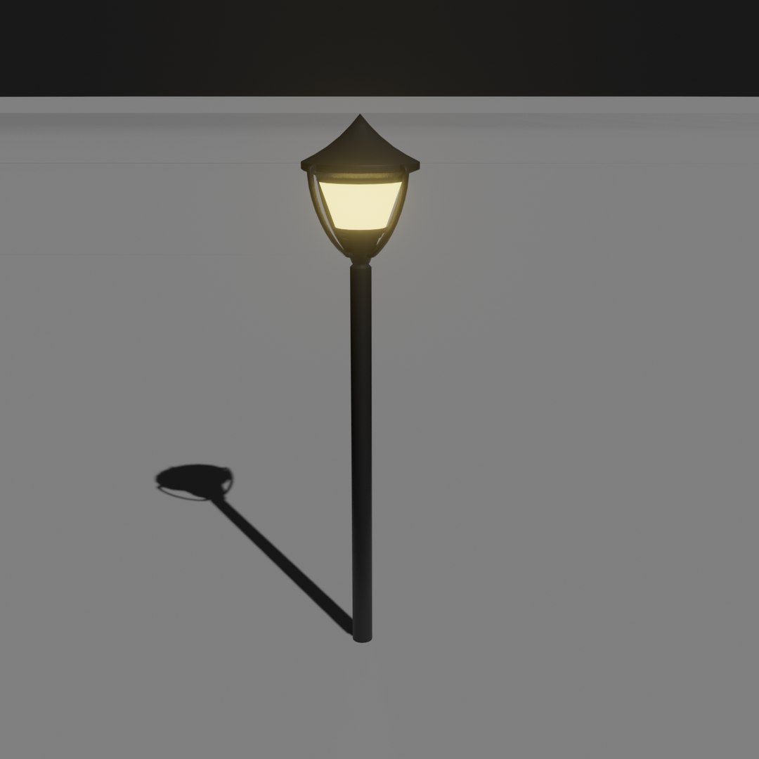 Street lamp 3D model - TurboSquid 1829759