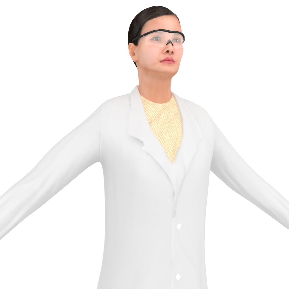 Female scientist 3D model - TurboSquid 1313824