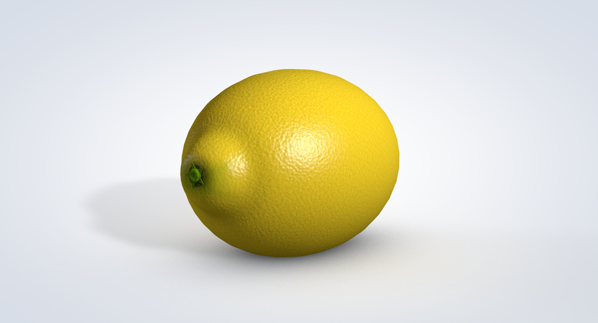 3d Model Of Realistic Lemon