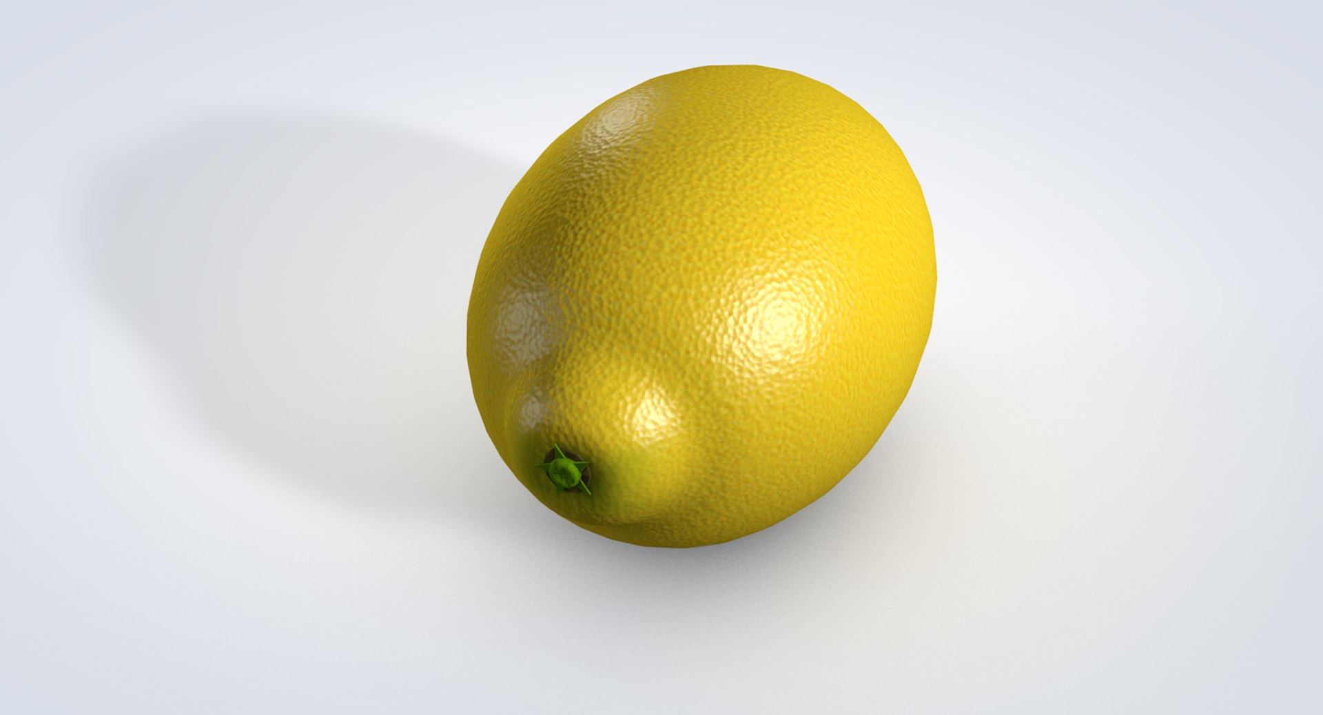 3d Model Of Realistic Lemon