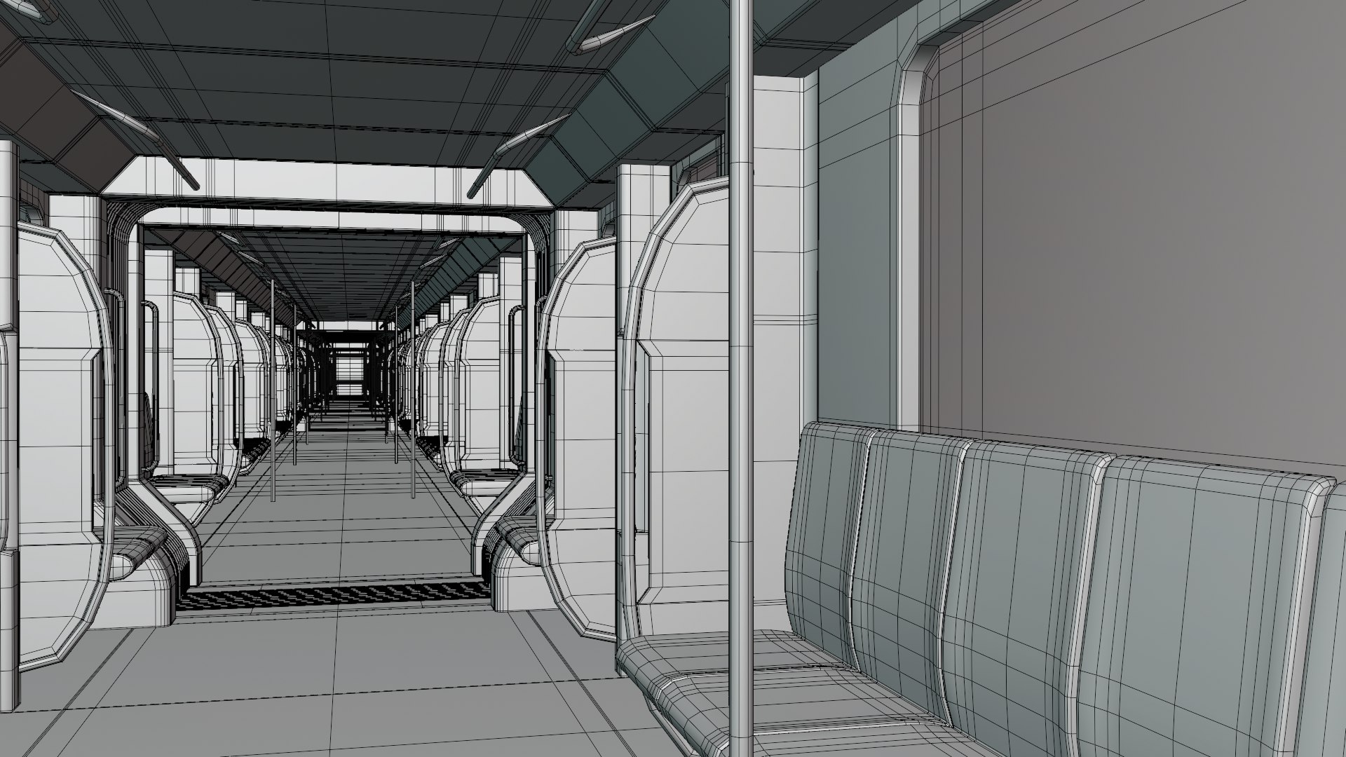 3D Metro Station Concept Model - TurboSquid 2161223