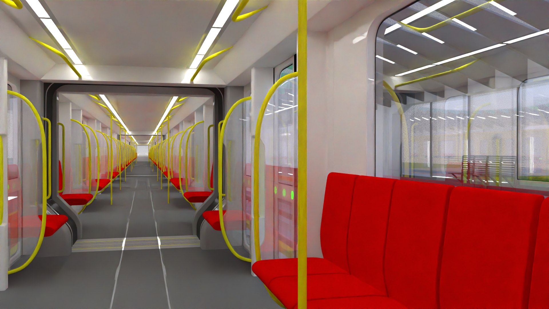 3D Metro Station Concept Model - TurboSquid 2161223