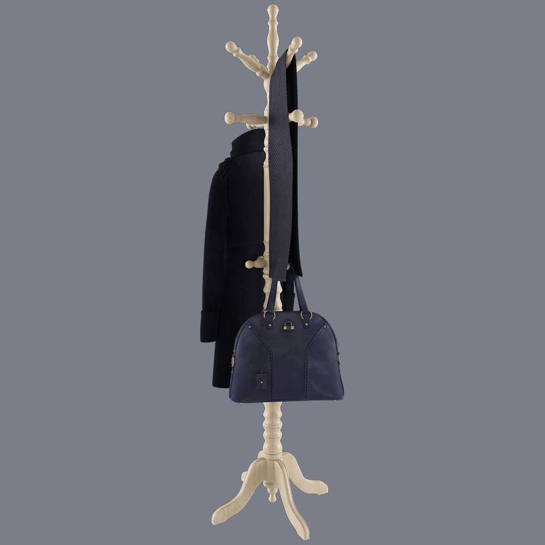 3d Rack Coat Bag Scarf