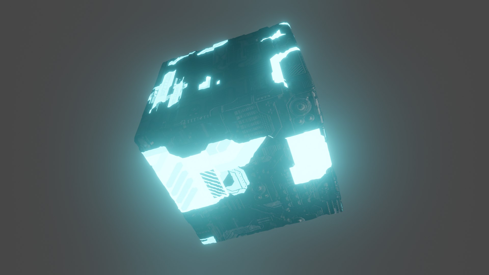 Space Cube 3D Model - TurboSquid 1462748