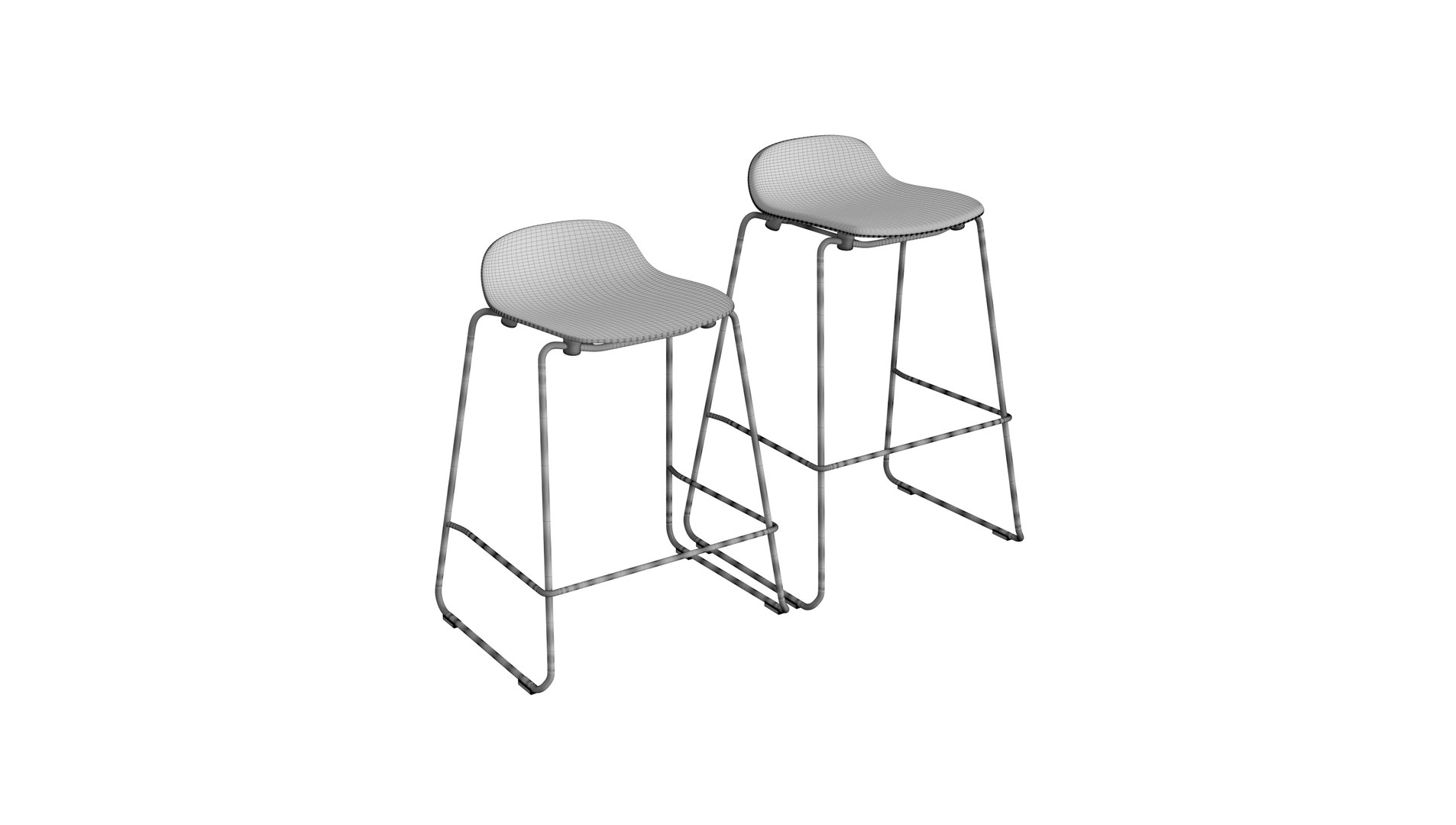 3D Form Barstool Stacking - TurboSquid 1944113