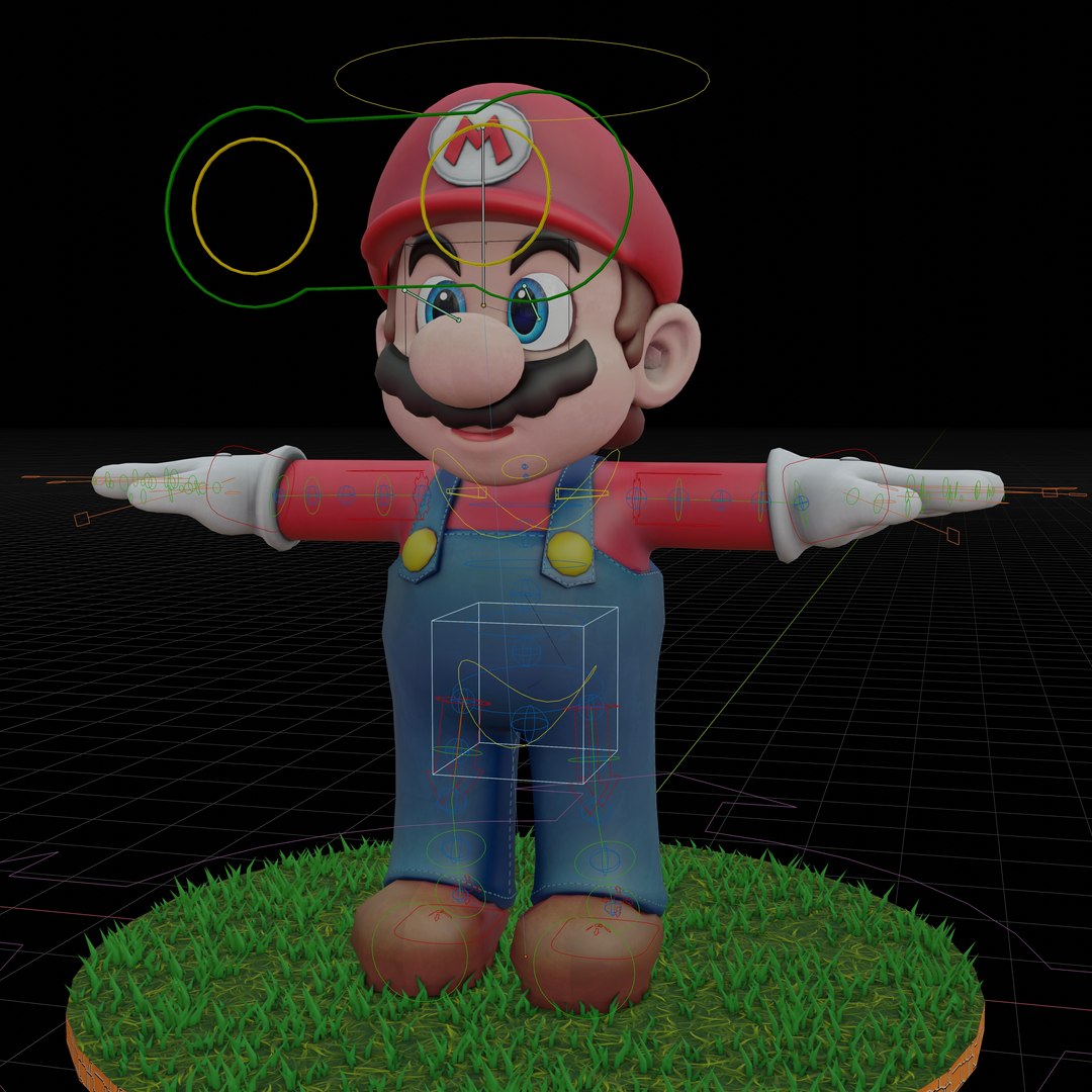 3D Mario Bros Rigged Low Poly PBR - TurboSquid 1779148