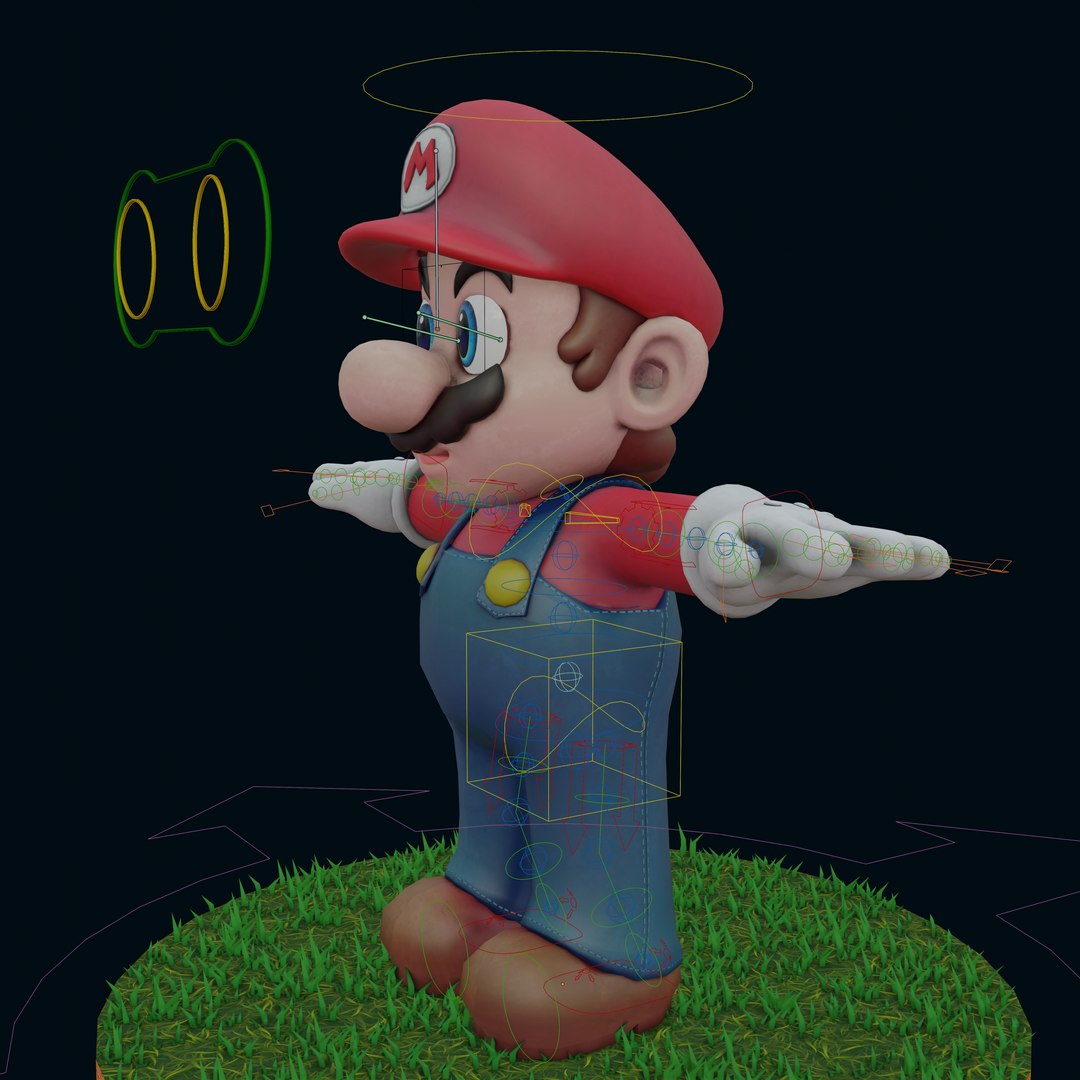 3D Mario Bros Rigged Low Poly PBR - TurboSquid 1779148