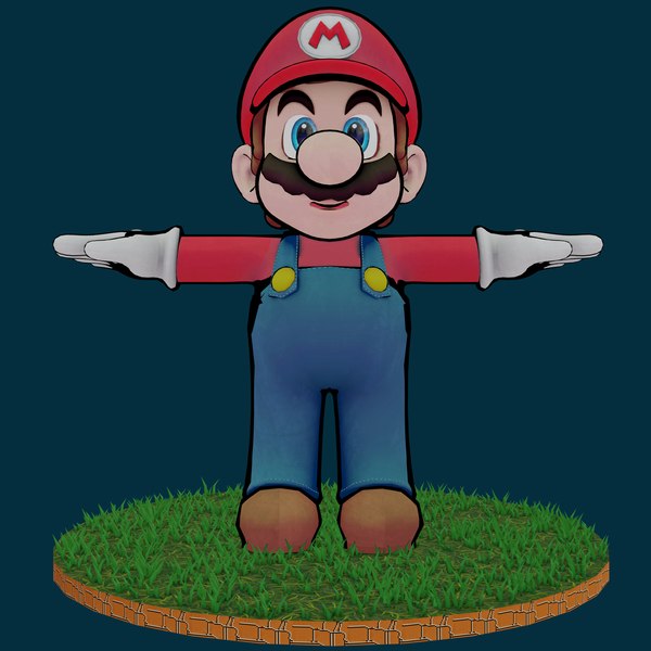 3D Mario Bros Rigged Low Poly PBR - TurboSquid 1779148