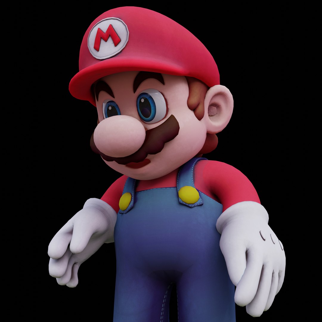 3D Mario Bros Rigged Low Poly PBR - TurboSquid 1779148