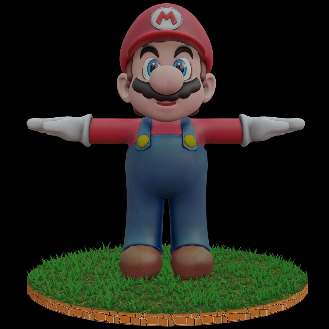 3D Mario Bros Rigged Low Poly PBR - TurboSquid 1779148
