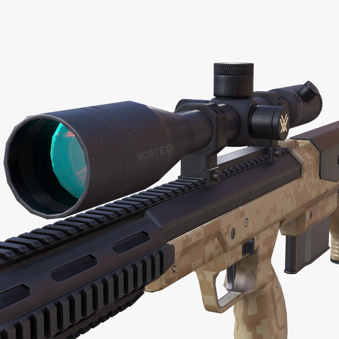 Dta Srs A1 Sniper Rifle 3d Model