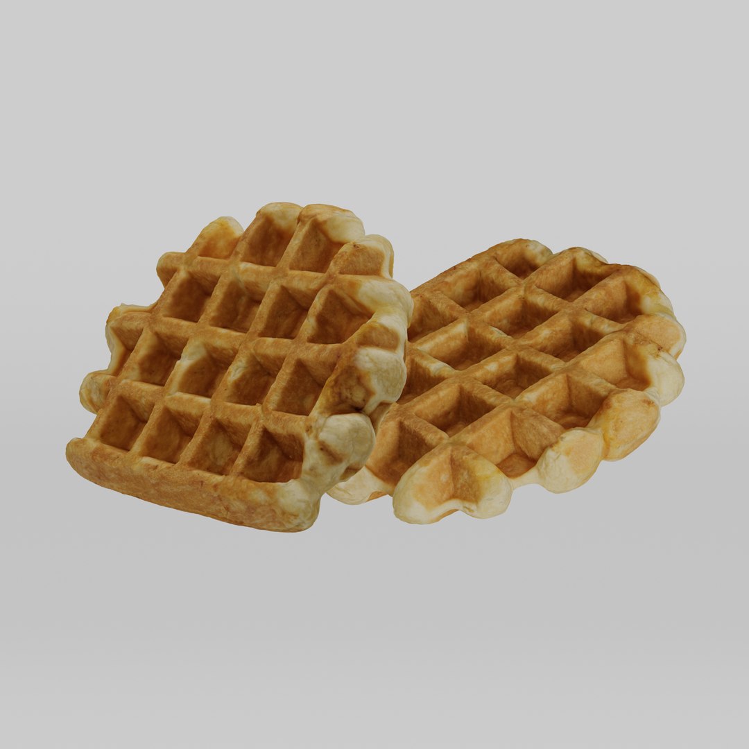 3D Waffle - Var01 - TurboSquid 1903274