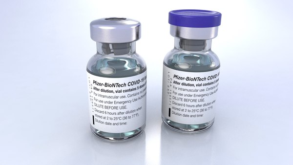 Serum Tubing Vials Pfizer BioNTech 3D model - TurboSquid 1718504
