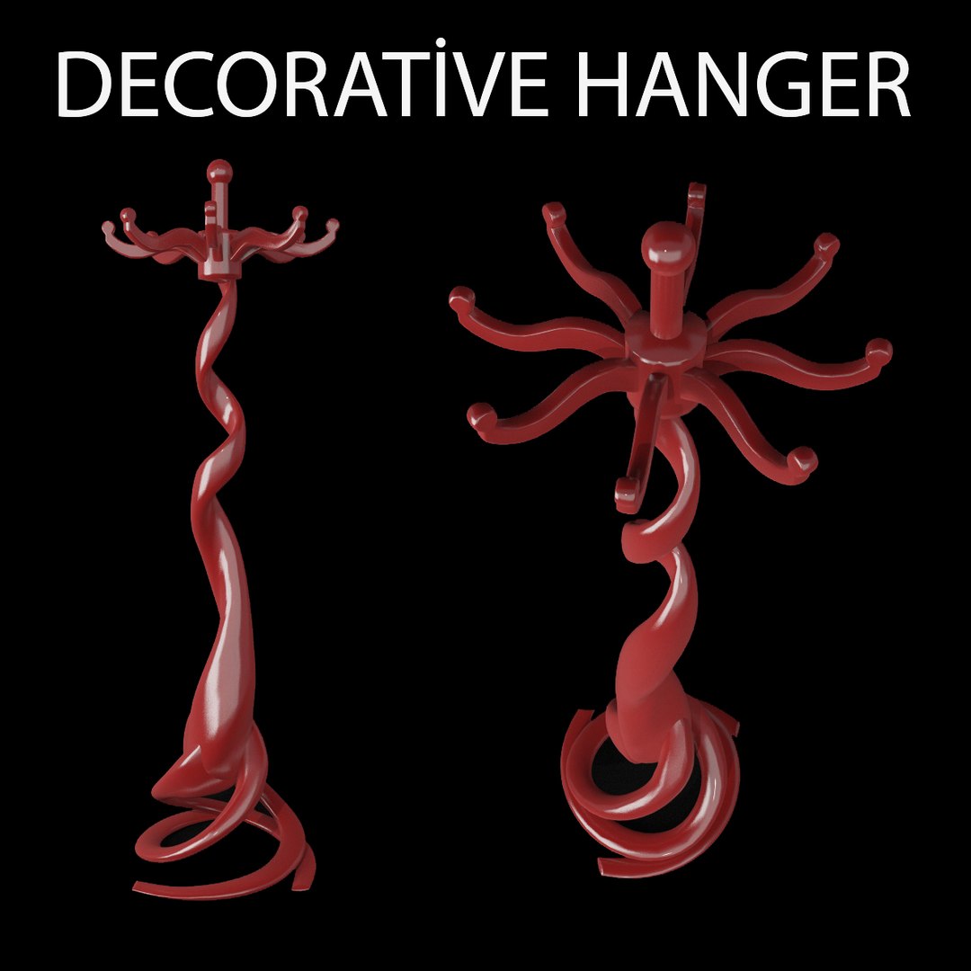 decorative hanger 3d model