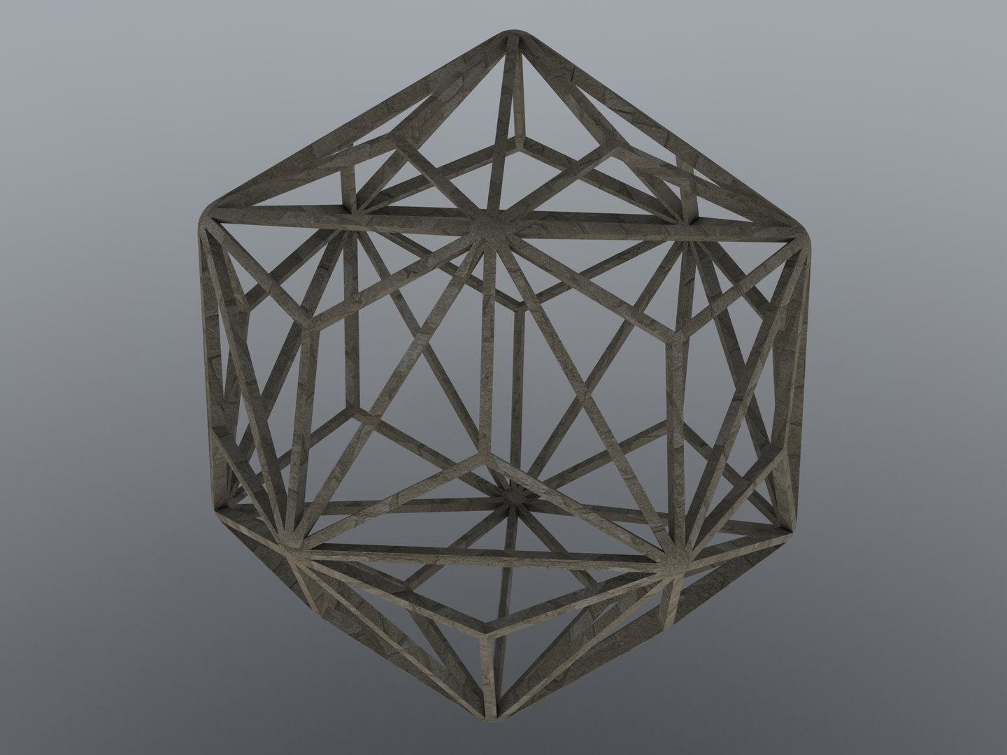 Wireframe Shape Triakis Icosahedron model - TurboSquid 2169634