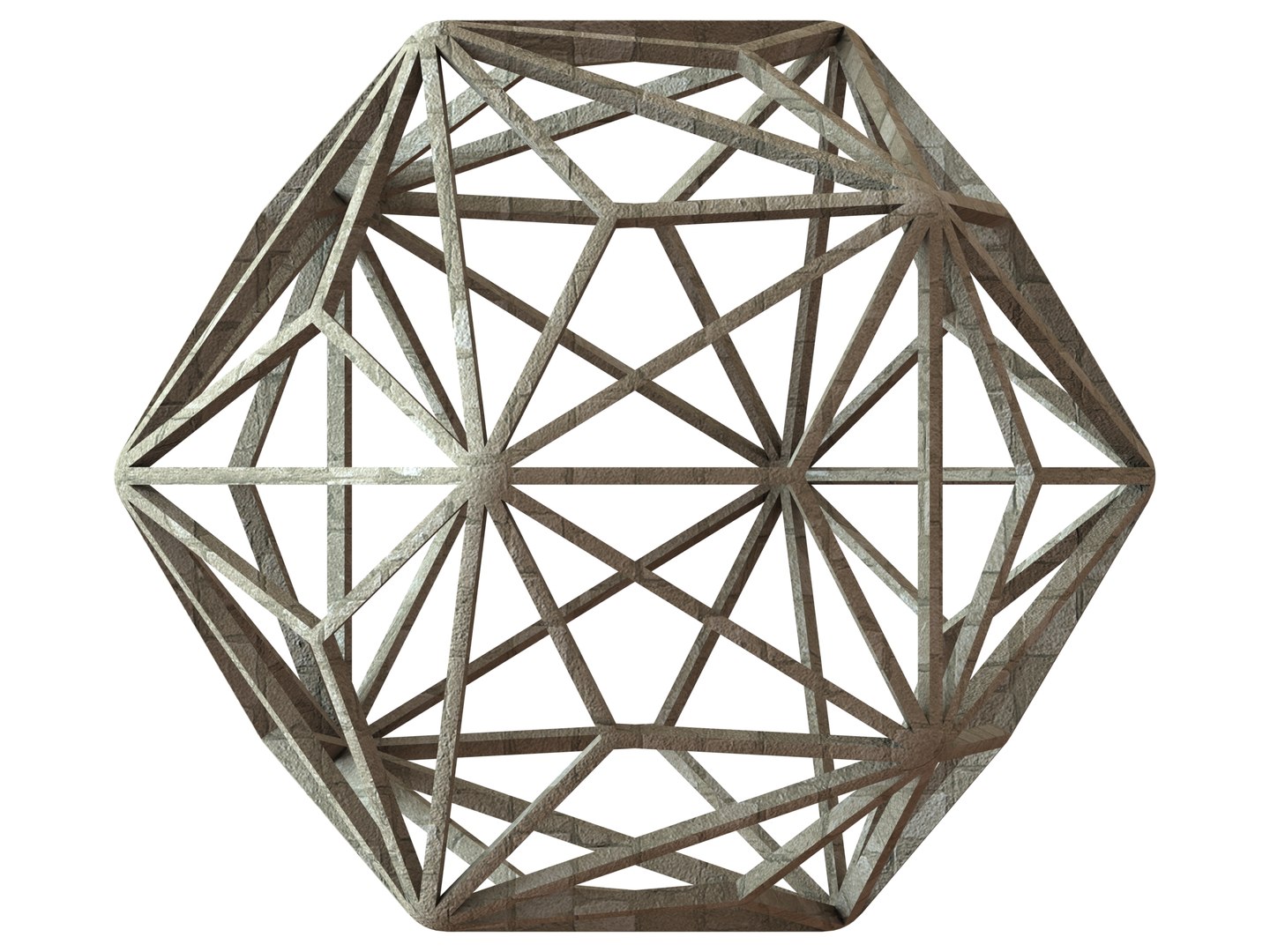 Wireframe Shape Triakis Icosahedron model - TurboSquid 2169634