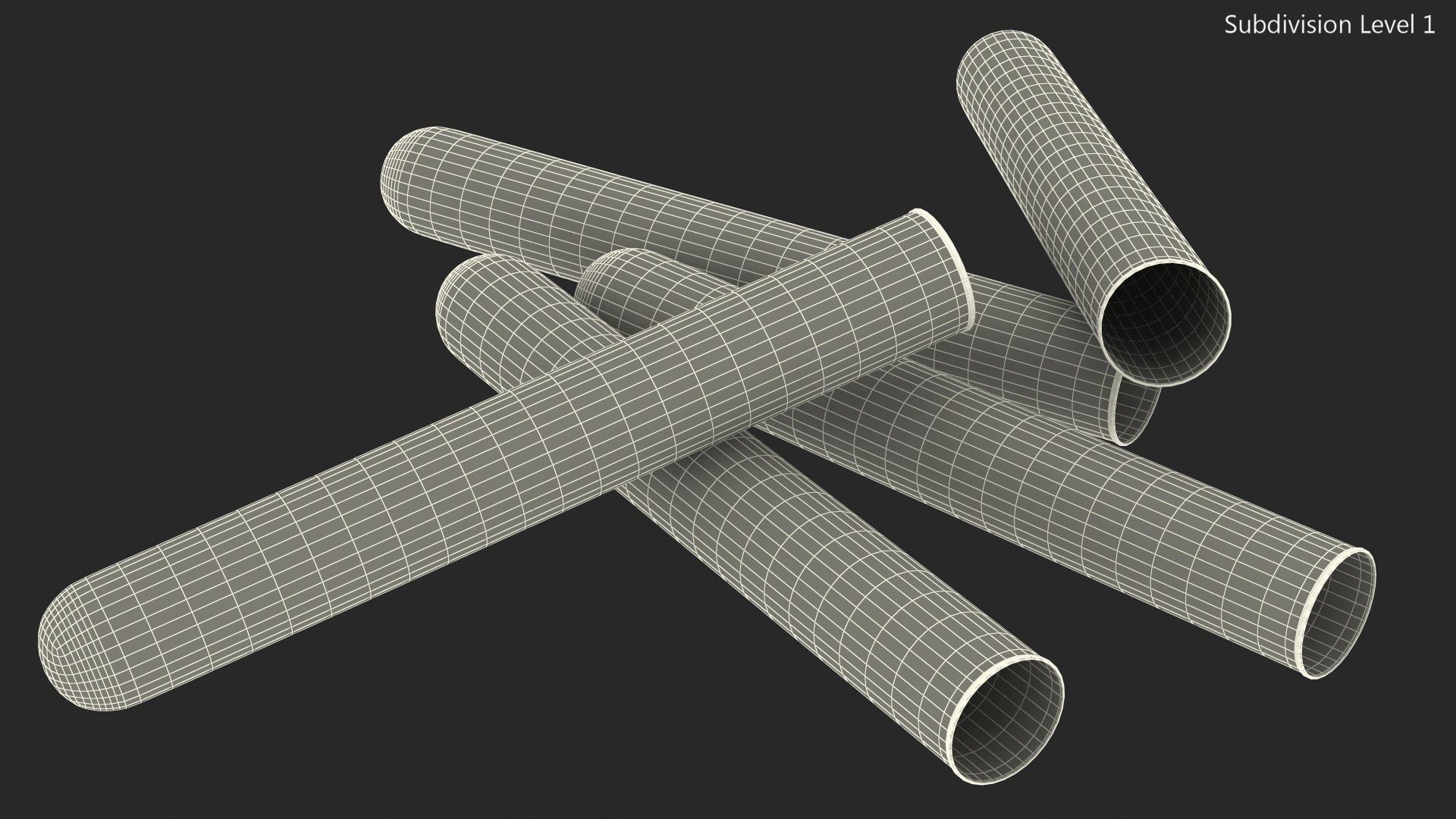 Test Tubes 3D Model - TurboSquid 1509752