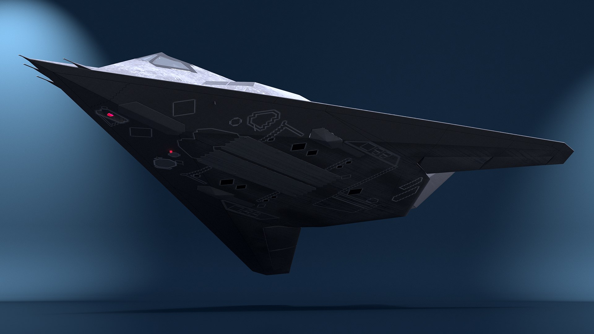 Military Stealth Aircraft In Flight 3D Model - TurboSquid 2319929