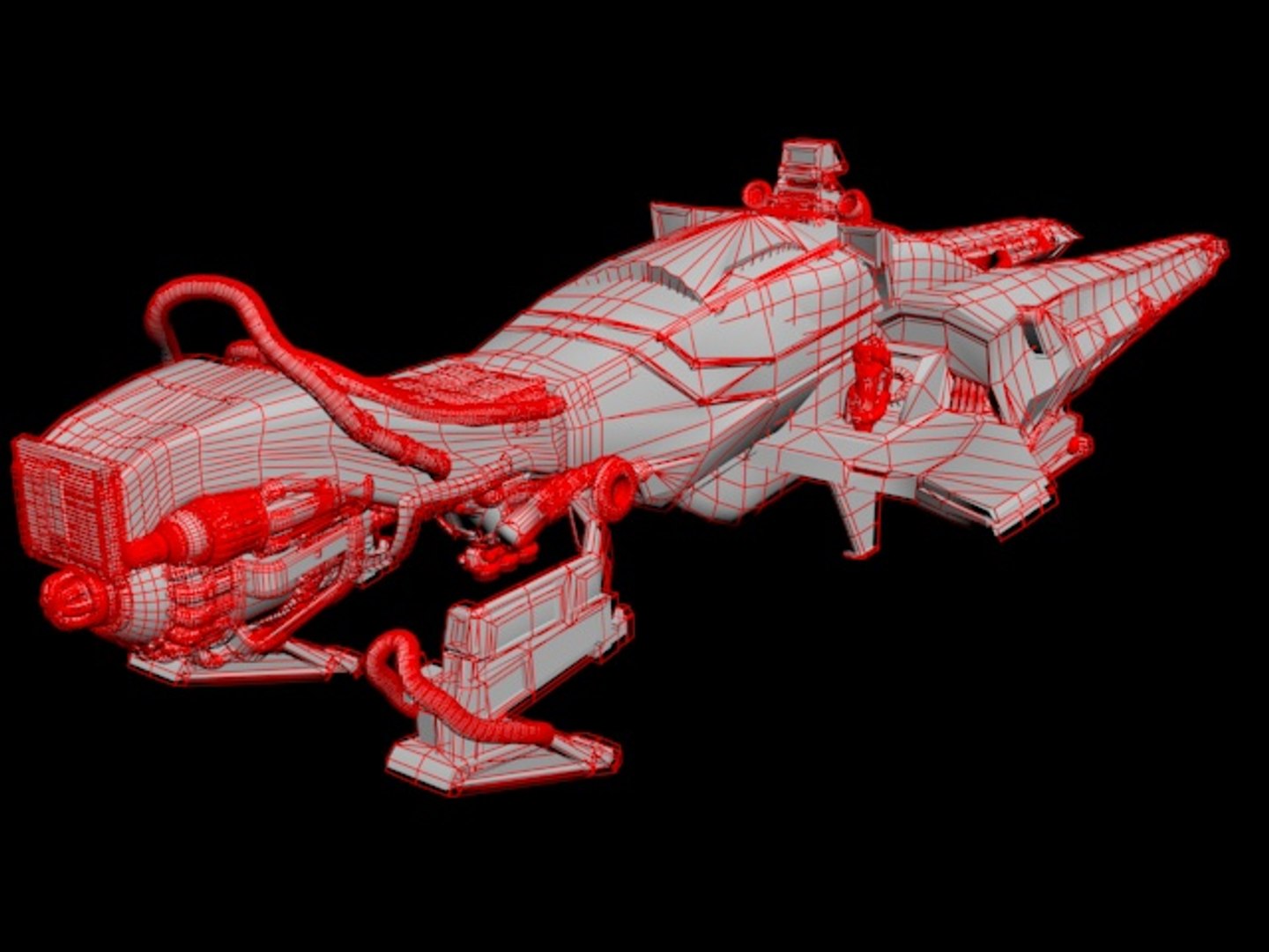 Destiny Inspired Sparrow 3d Model