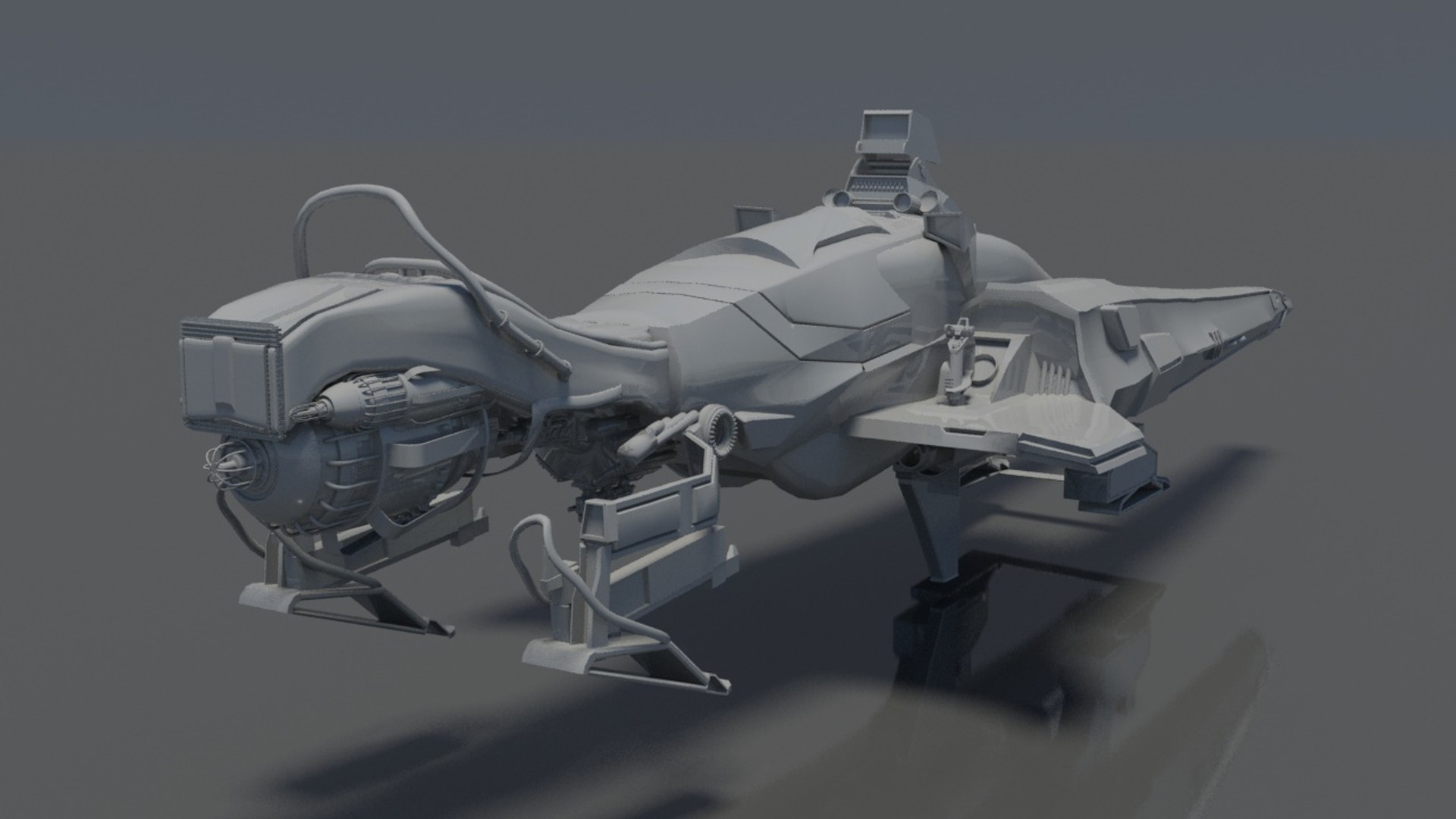 Destiny Inspired Sparrow 3d Model