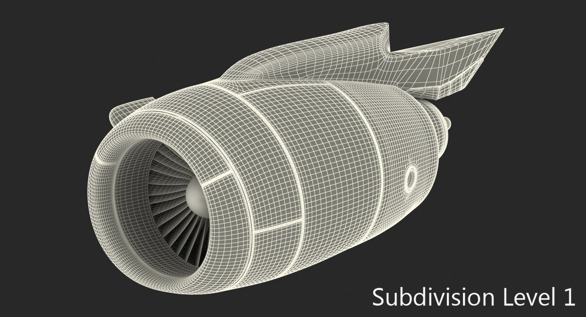 3D model boeing turbofan engine - TurboSquid 1149373