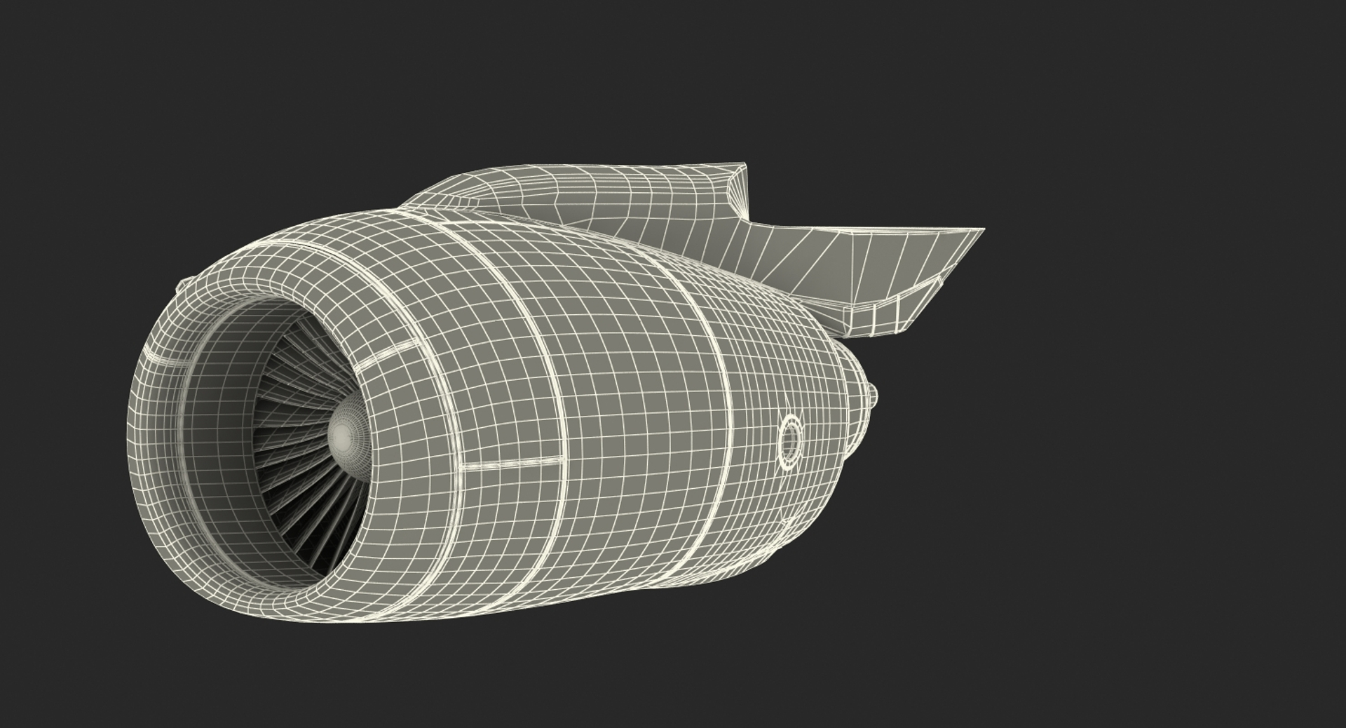 3D model boeing turbofan engine - TurboSquid 1149373