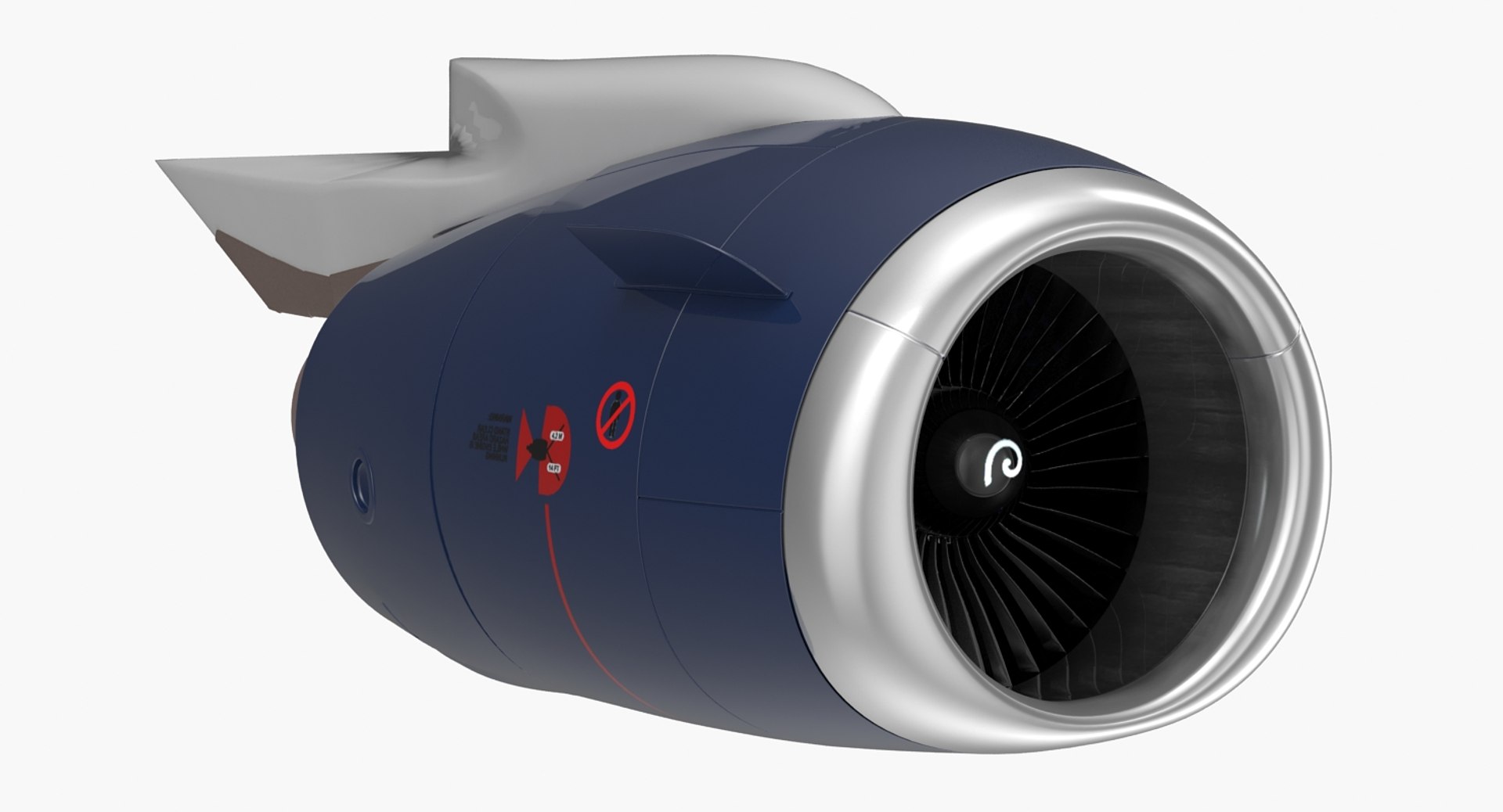 3D model boeing turbofan engine - TurboSquid 1149373