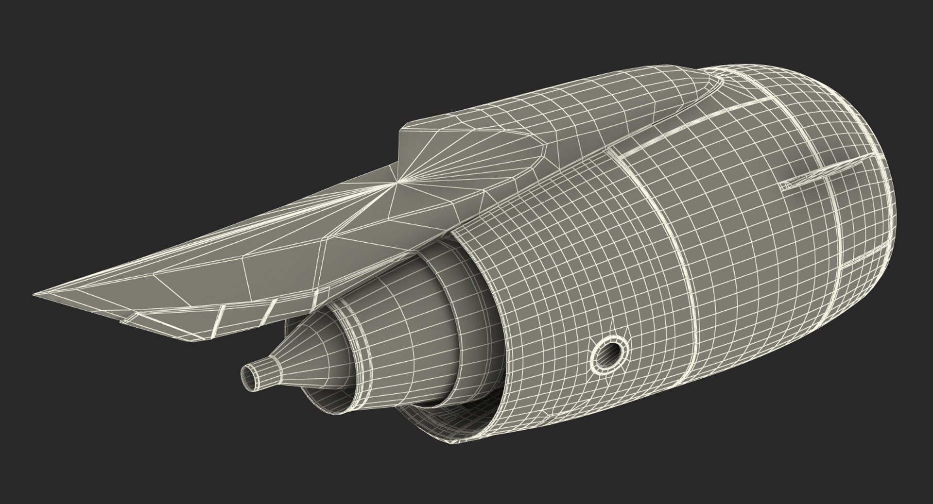 3D model boeing turbofan engine - TurboSquid 1149373