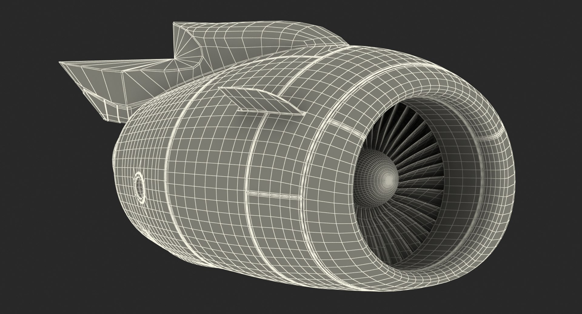 3D model boeing turbofan engine - TurboSquid 1149373
