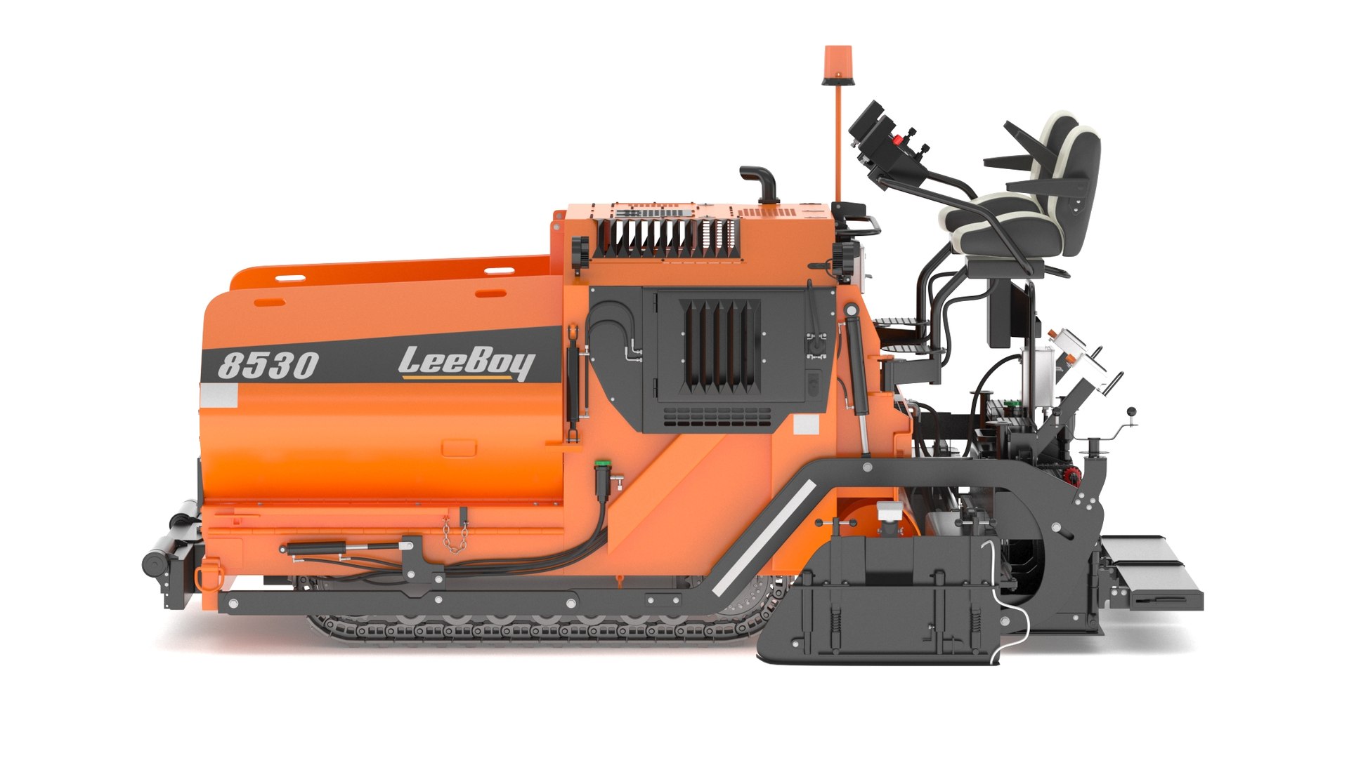 3D Leeboy Paver 8350 Asphalt Pavers Concrete Equipment Auction Results Model - TurboSquid 2225547