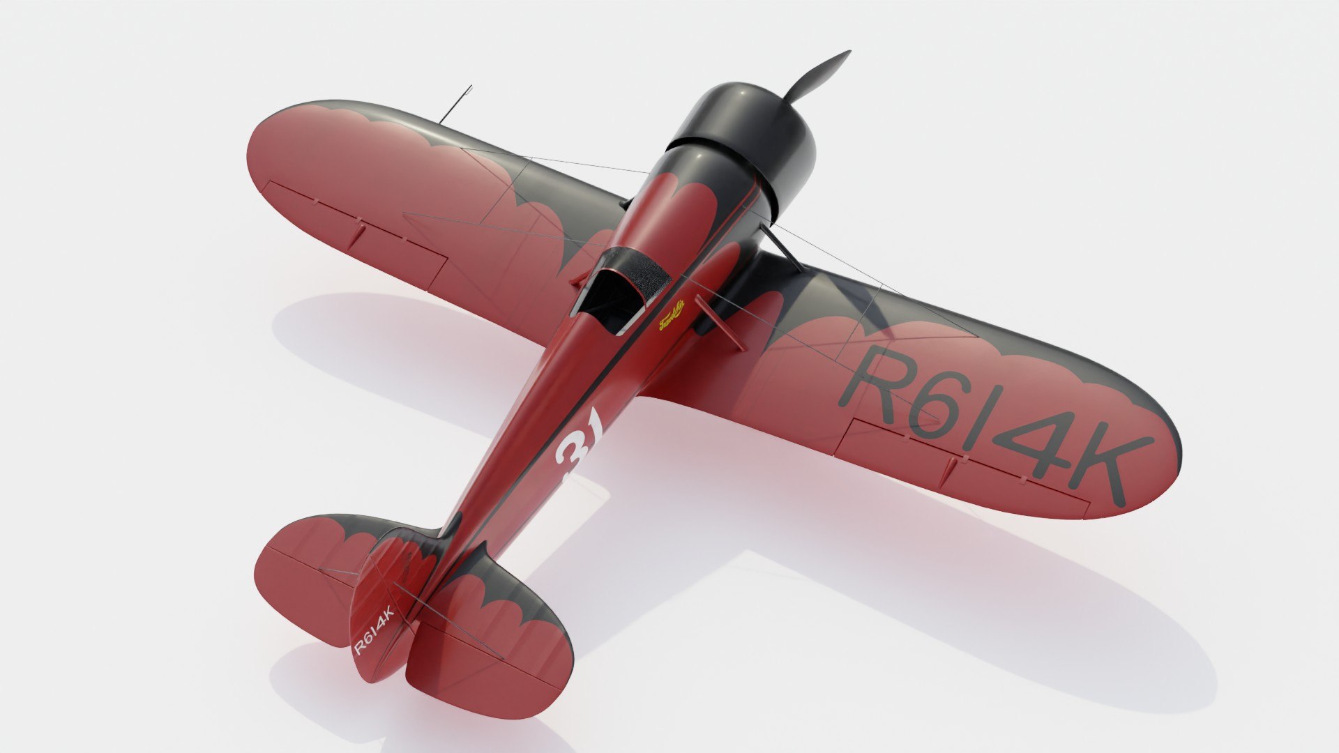3D Travel Air Mystery Ship NR614K 31 - TurboSquid 2113939